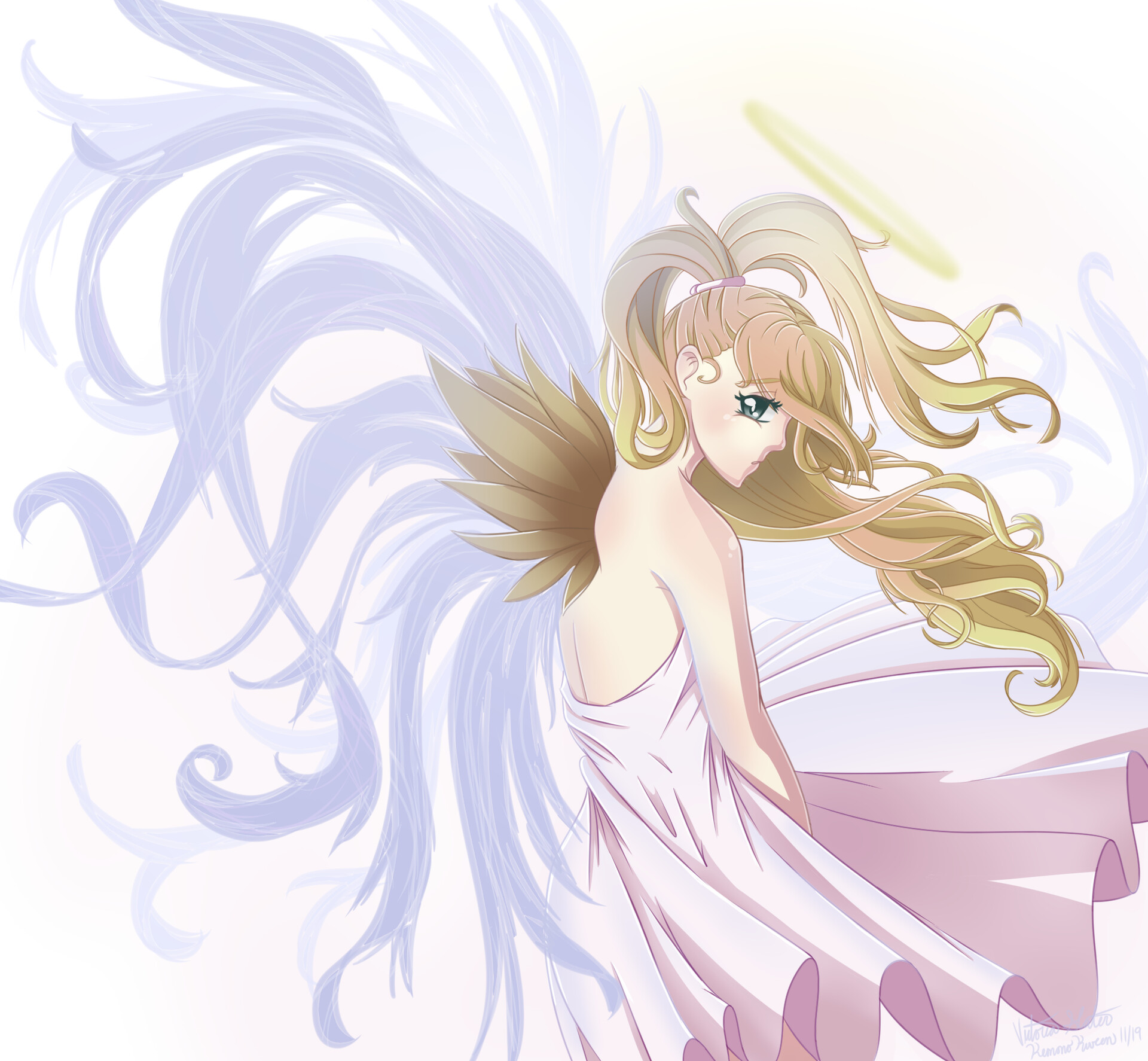 ArtStation - Gaddy the Guardian Angel