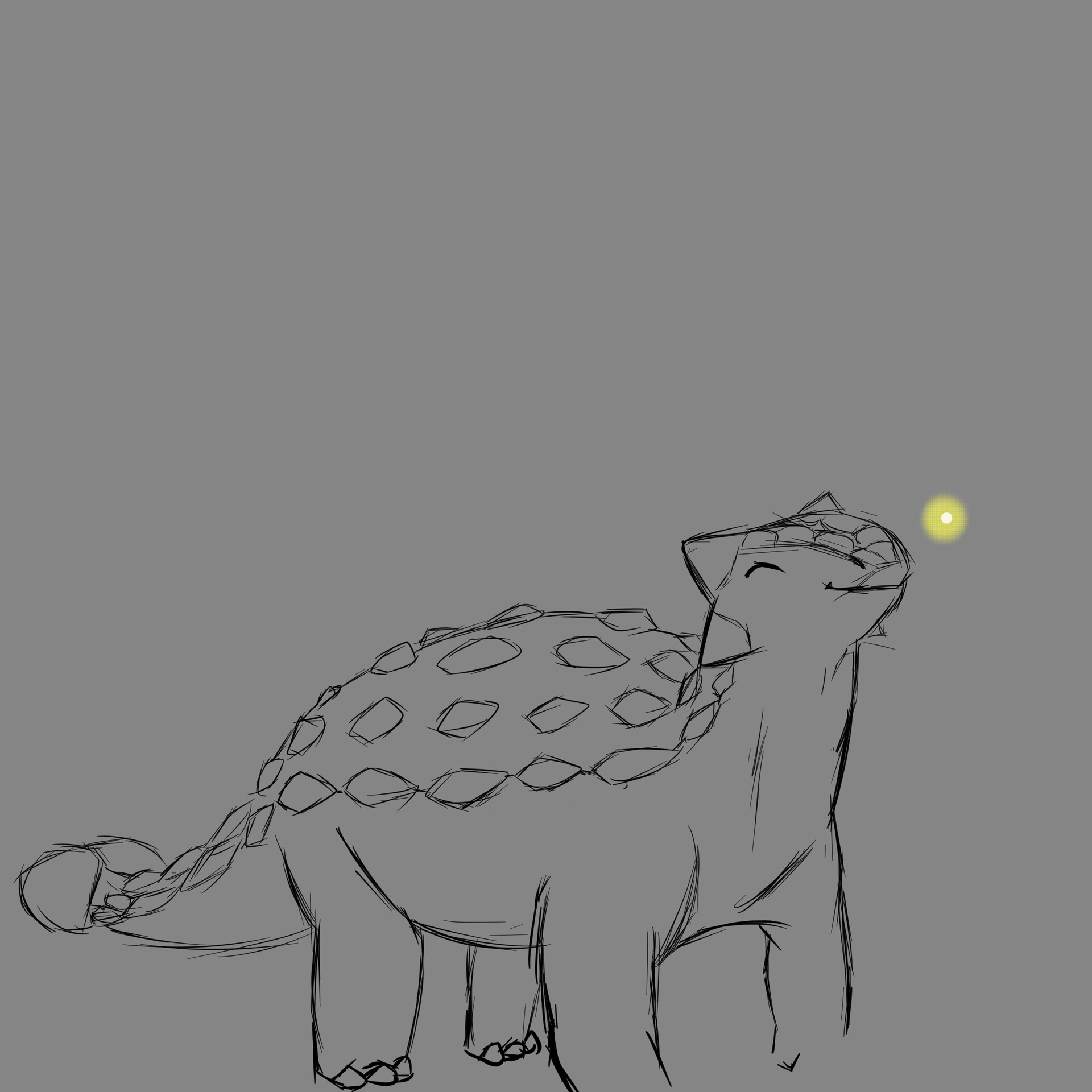 Ankylosaurus Drawing