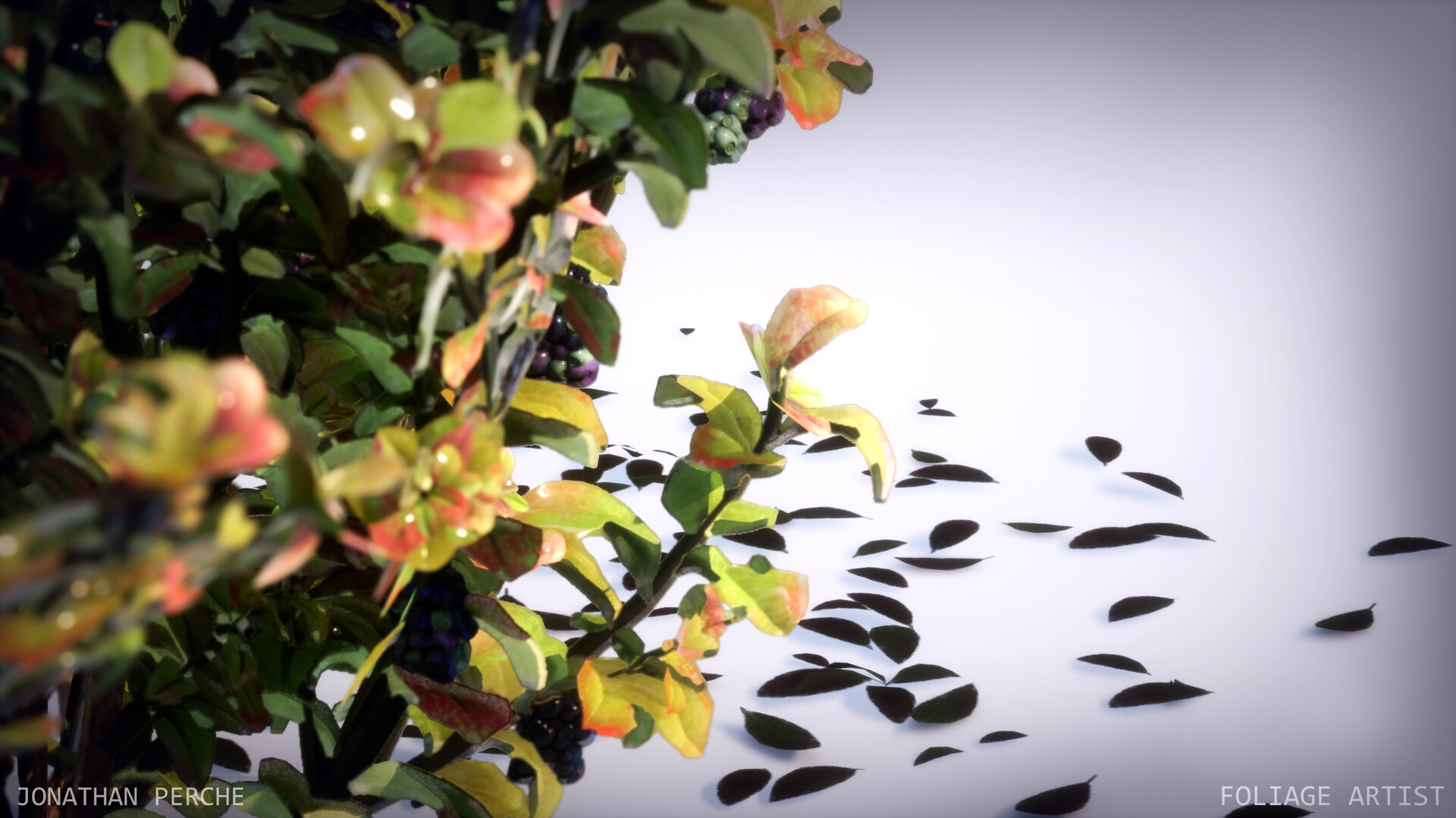 ArtStation - Bush (Tutorial by Patrick Gladys)