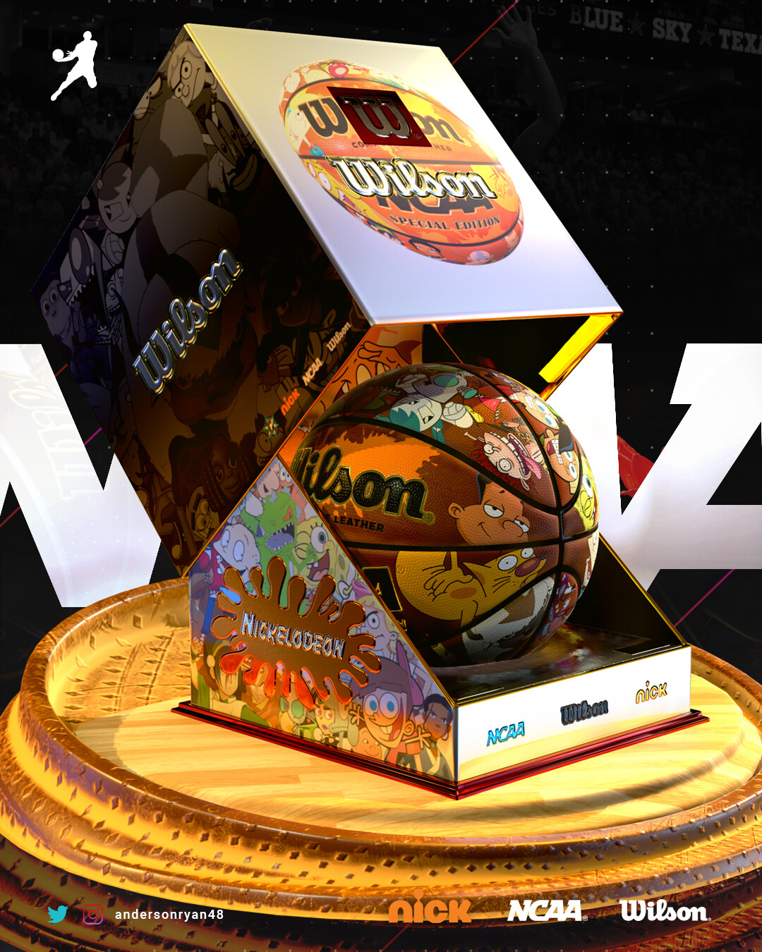 ArtStation - Wilson Basketball Nickelodeon