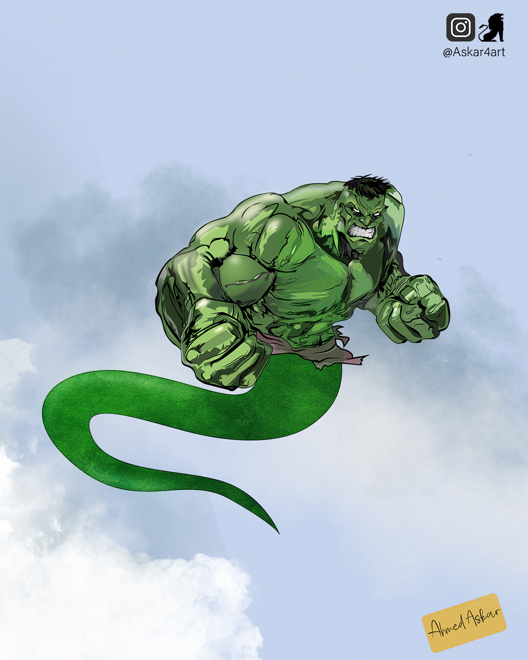 ArtStation - A Genie Hulk