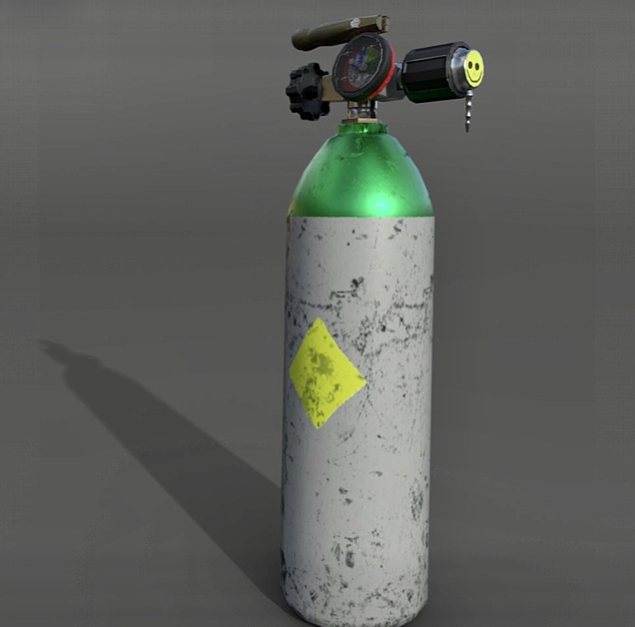 ArtStation - oxygen tank 😷 Made with Maya textured with Substance