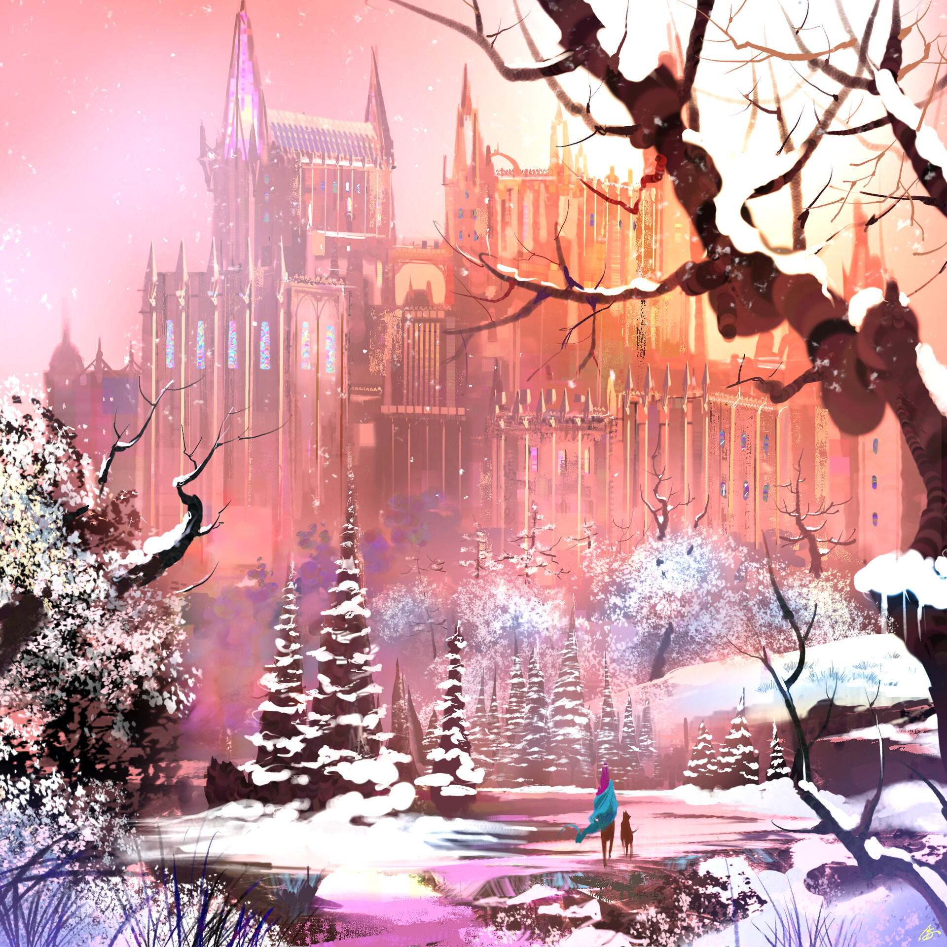 ArtStation - Winter Walk