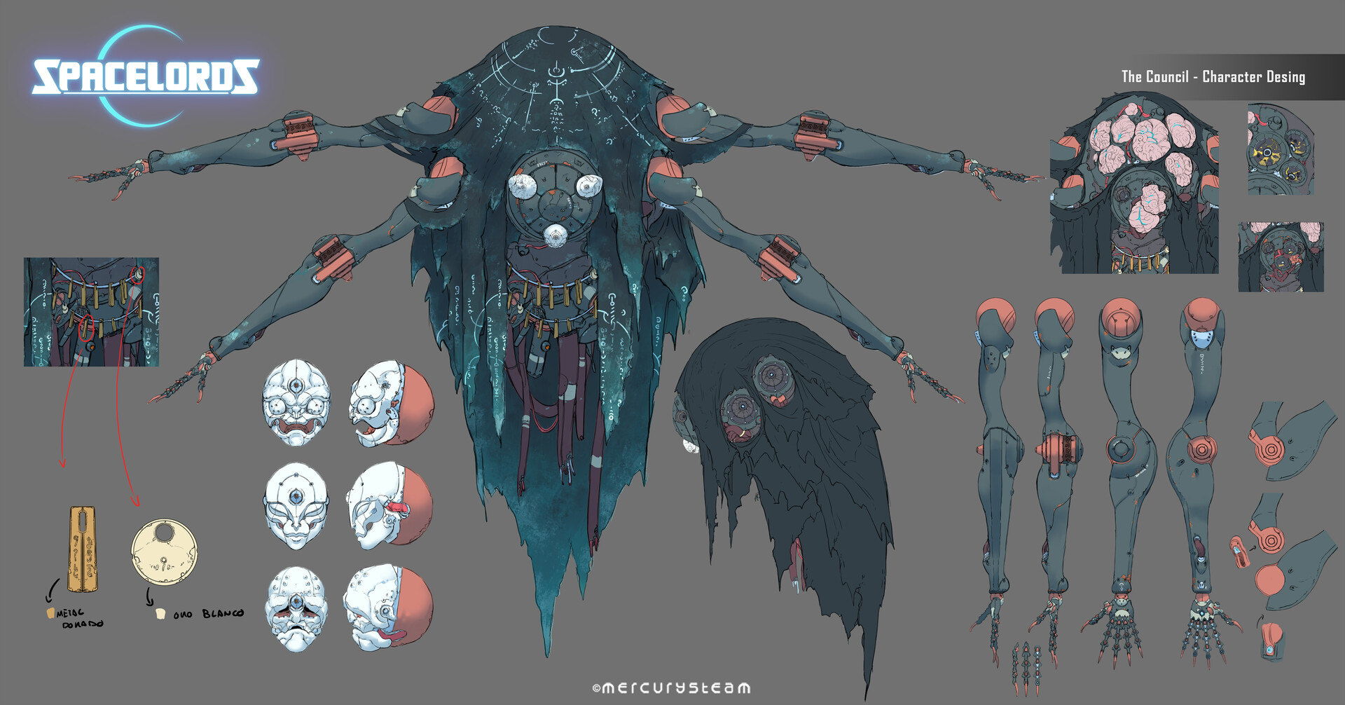 Jorge Benedito - Spacelords Enemies Character Concept Art