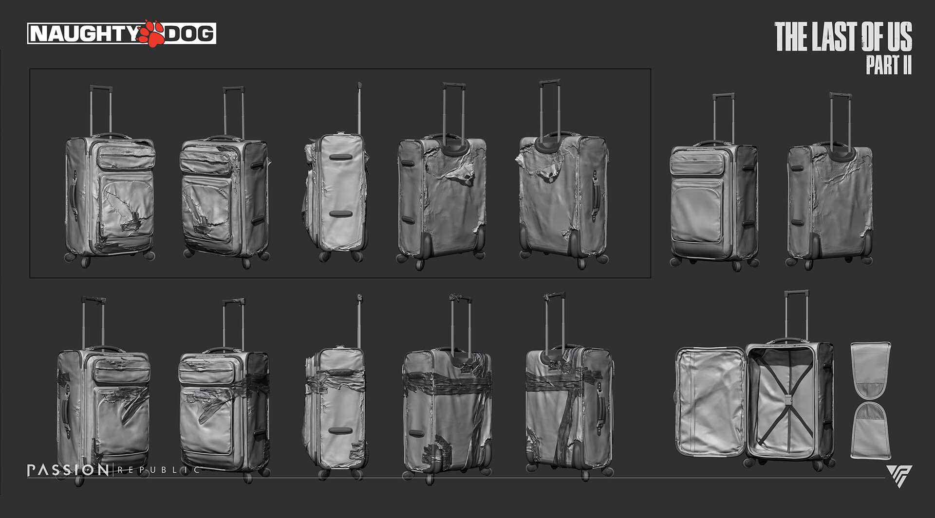 Sandra Soh - The Last of Us Part 2: Modular Suitcase Luggage
