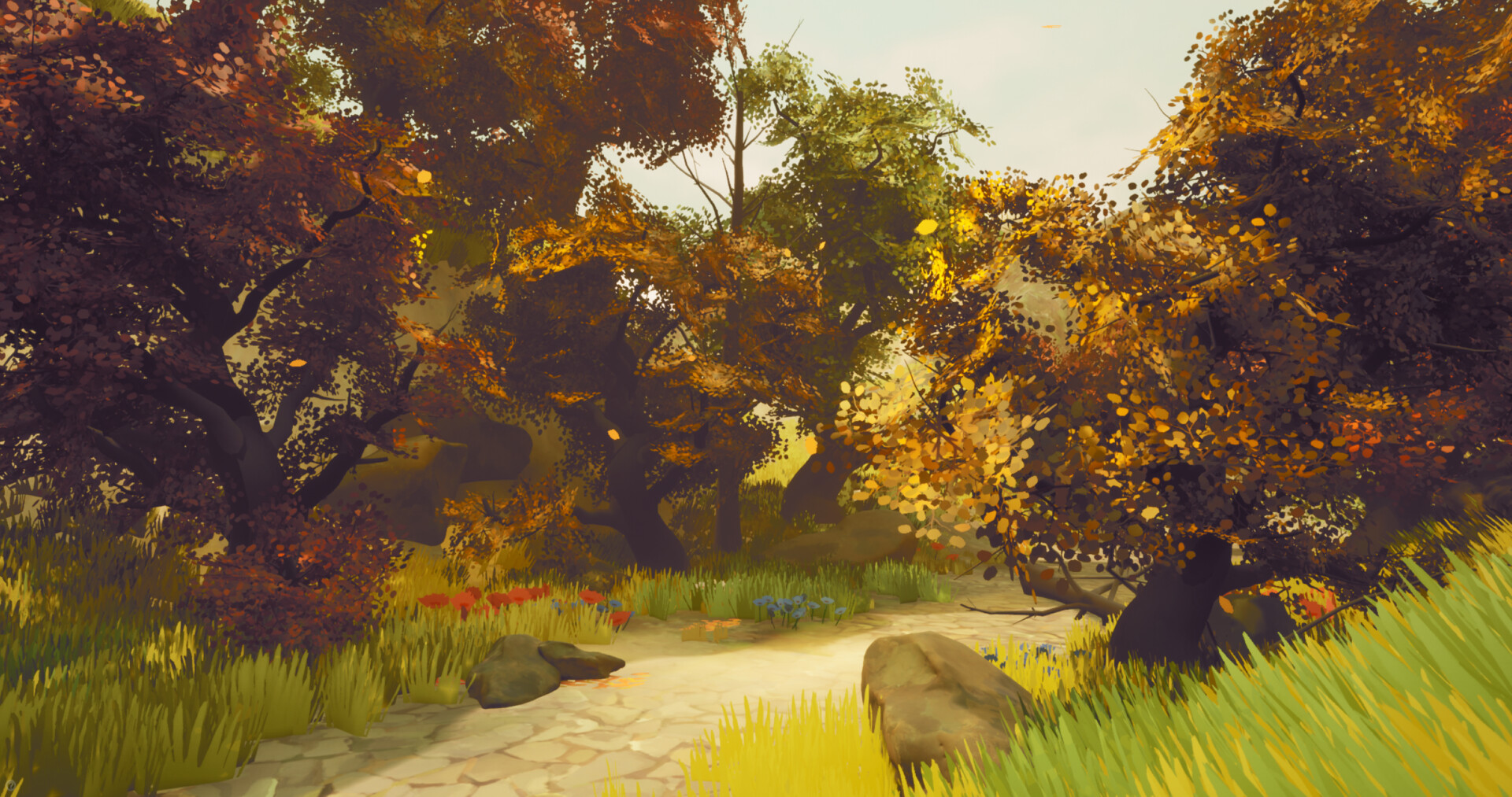 ArtStation - Fall stylized environment practice