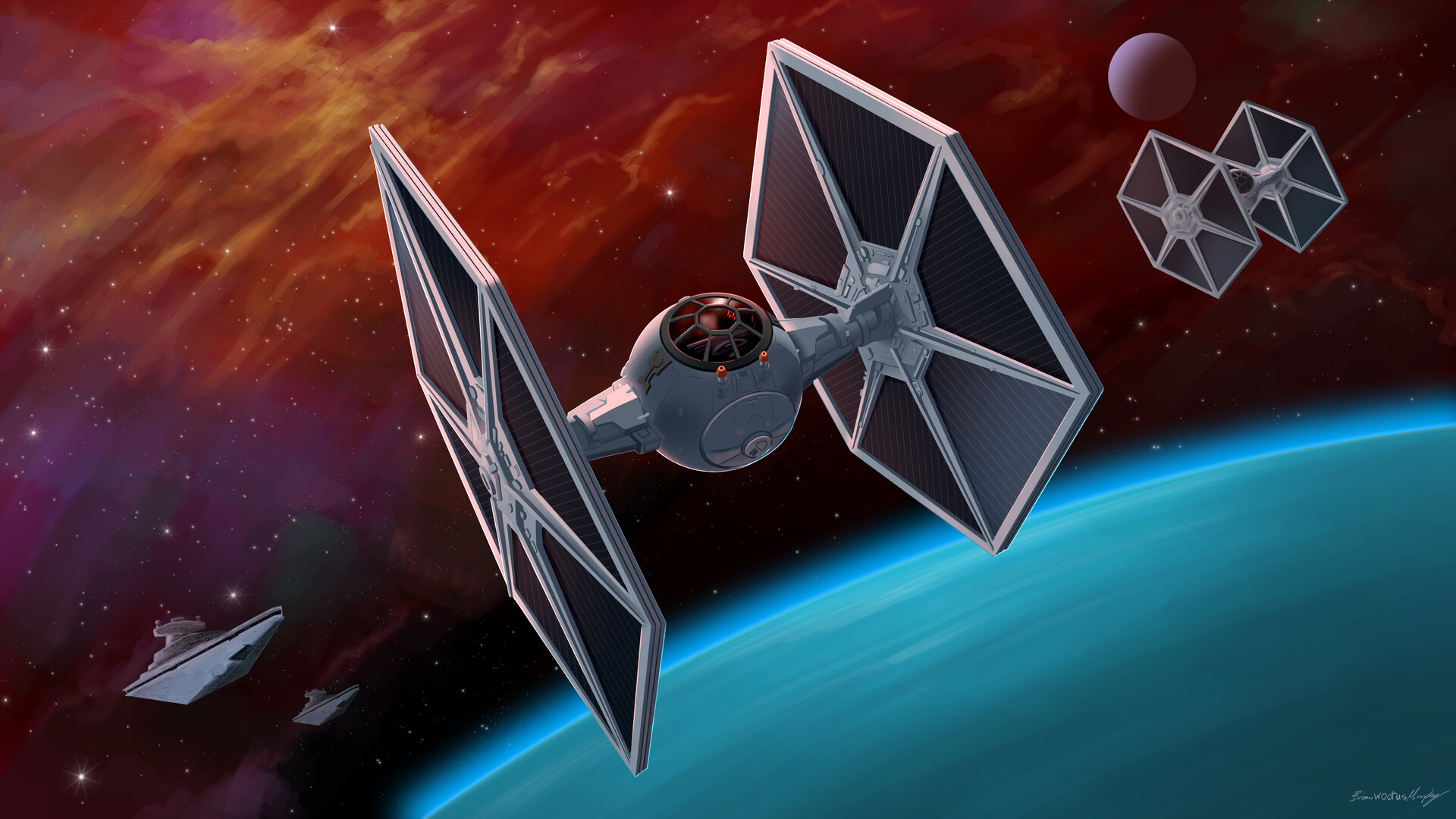ArtStation - TIE Fighter