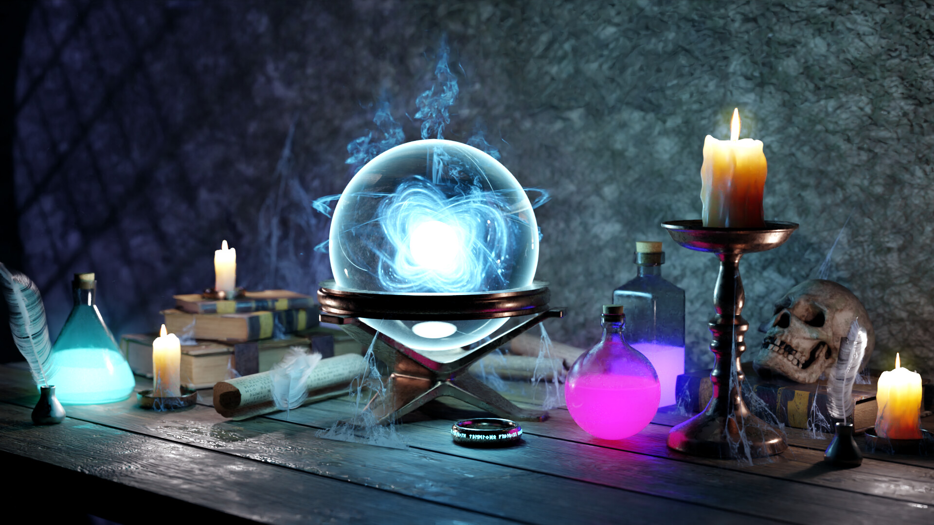 ArtStation - Wizard Desk