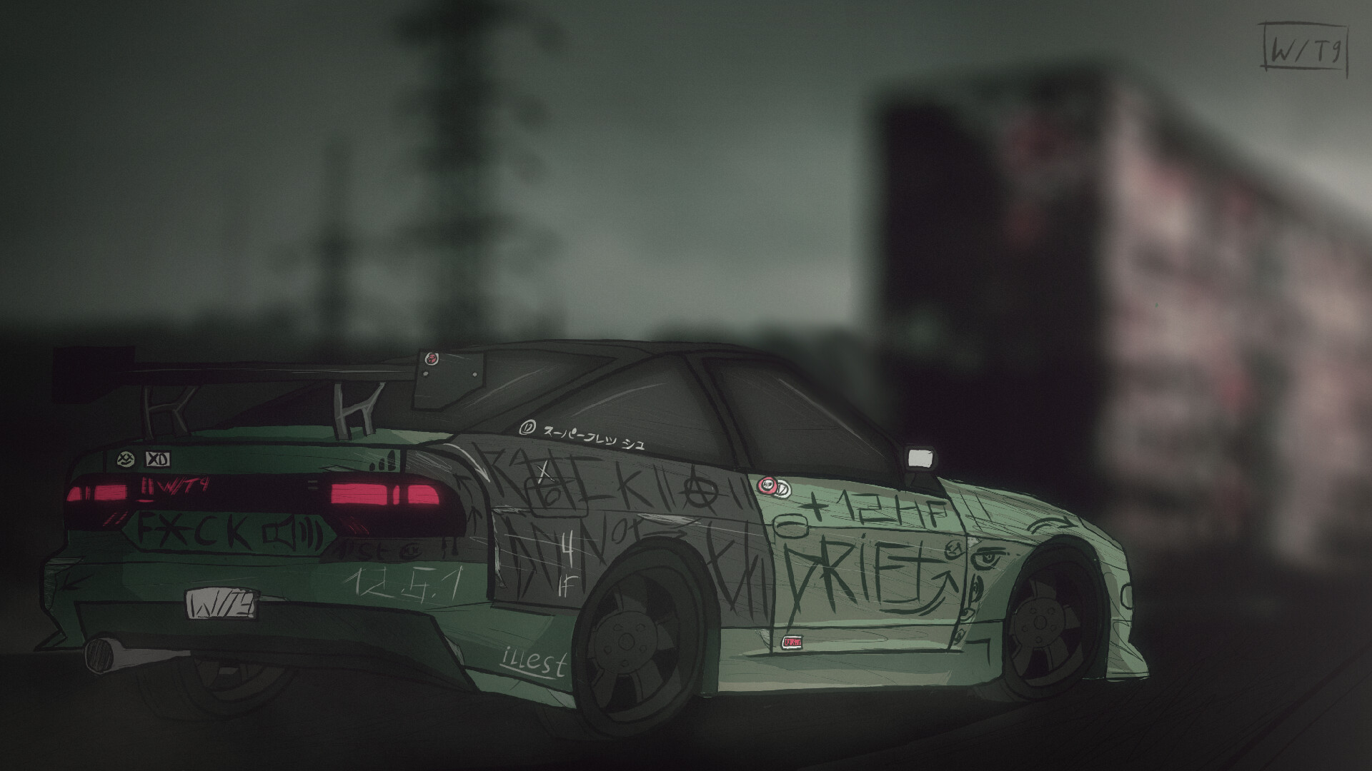 ArtStation - Nissan 240SX ART