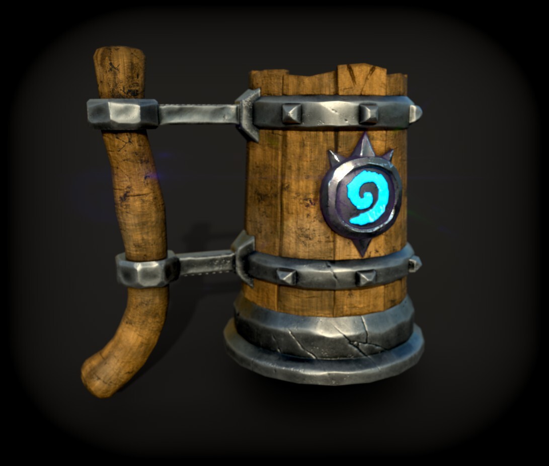 Tristan AMBERT - Warcraft Beer Mug 2 types of render