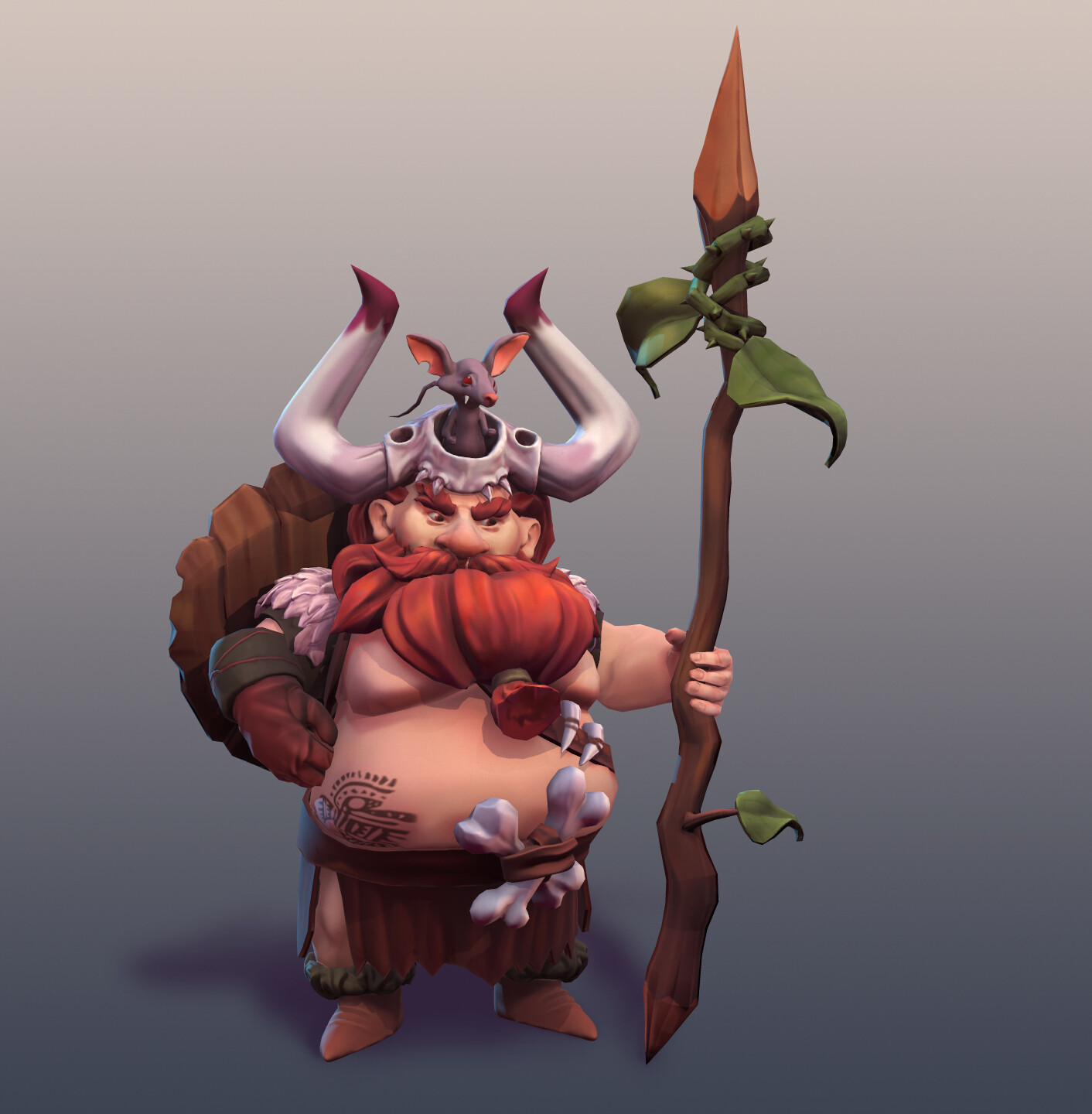 ArtStation - Primitive man 3D Model