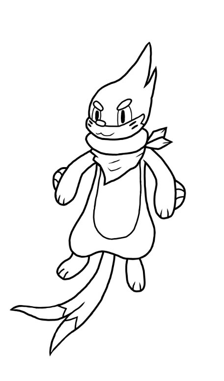 buizel pokemon coloring page
