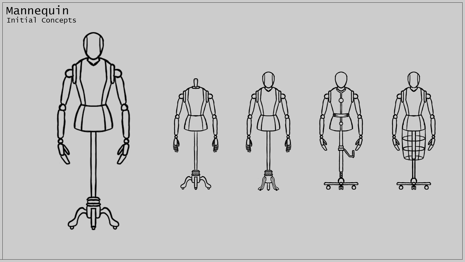J H - Mannequin - Character Design