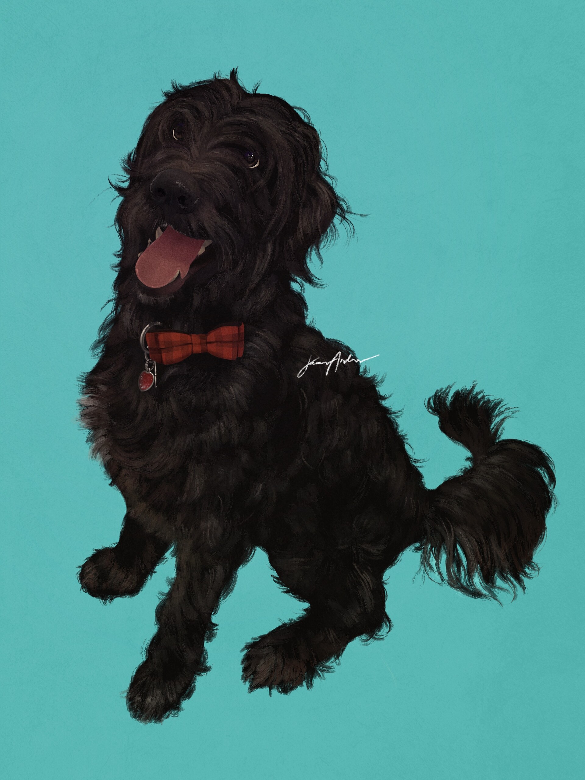 ArtStation - Dog Commission