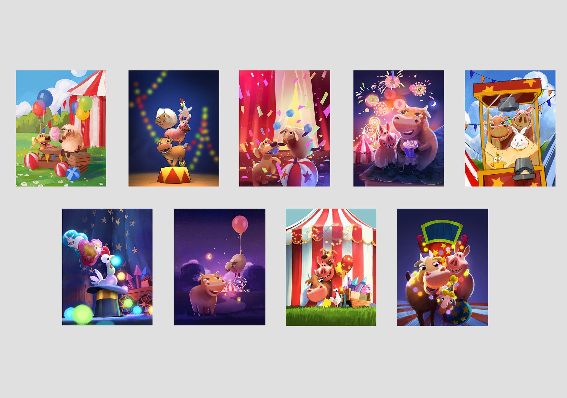 Studio Piñata - Hay Day Pop! Keyart Concepts