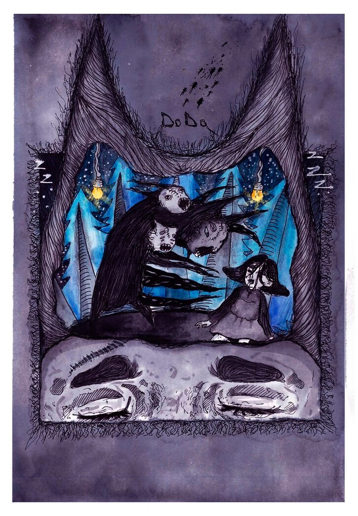 Nasta Dodo - A series of illustrations for my story "Lacrim & Li" | Part 5