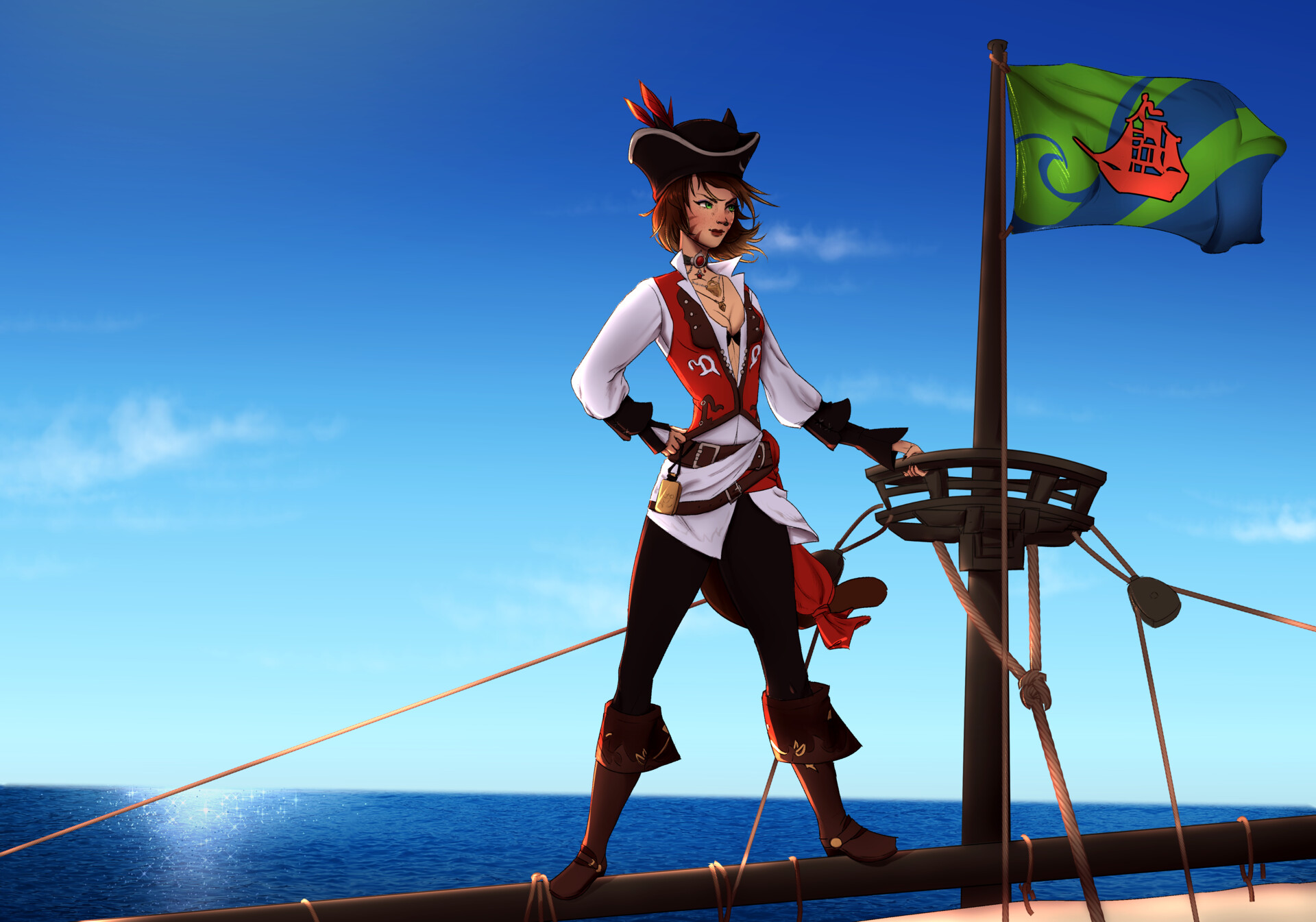ArtStation - pirate commission