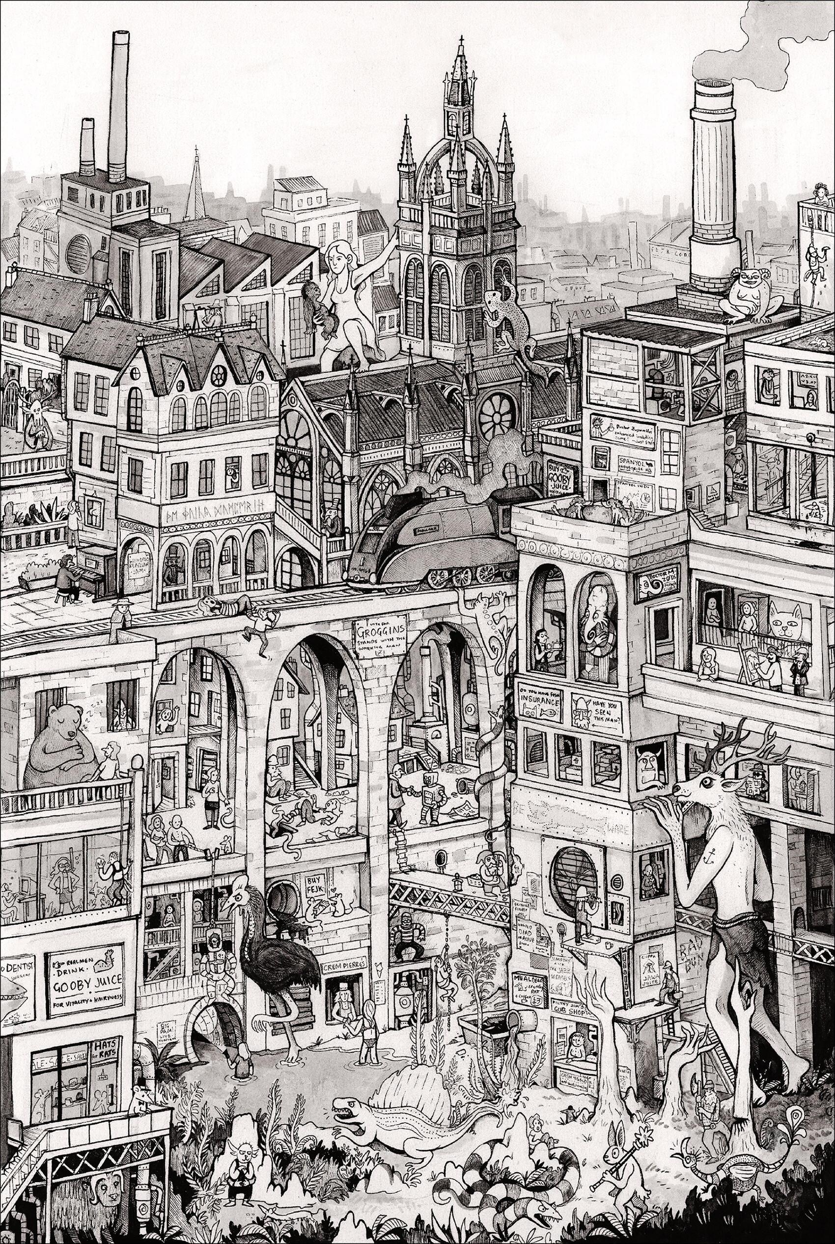 ArtStation - Strange Cityscape I