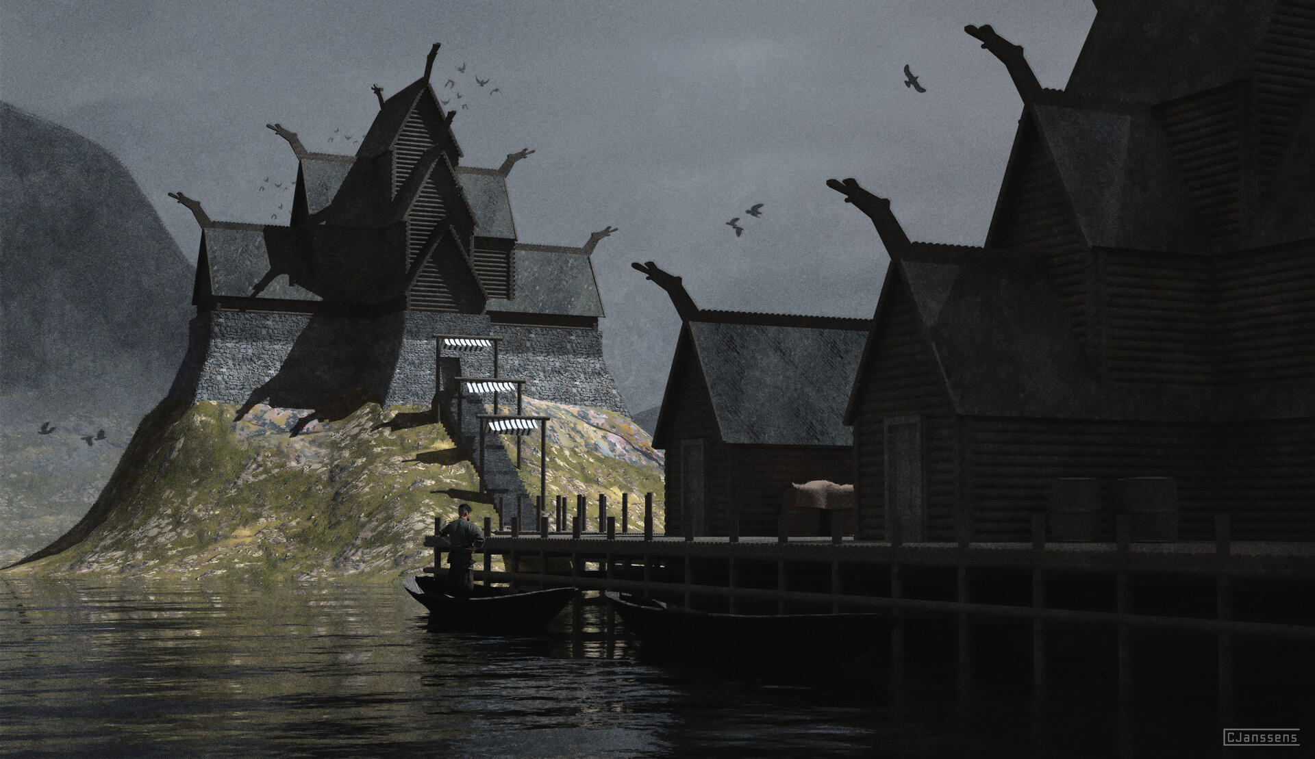 Christoph Janssens - Viking Fantasy Castle