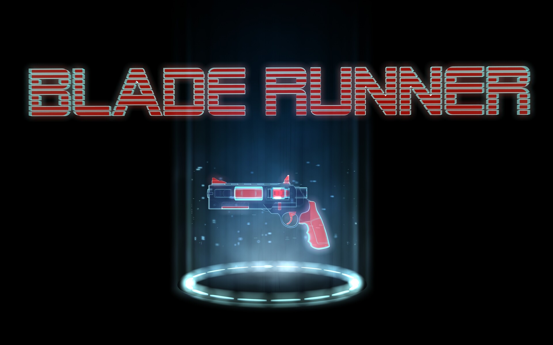 ArtStation - BLADE RUNNER Fan Art Gun Hologram
