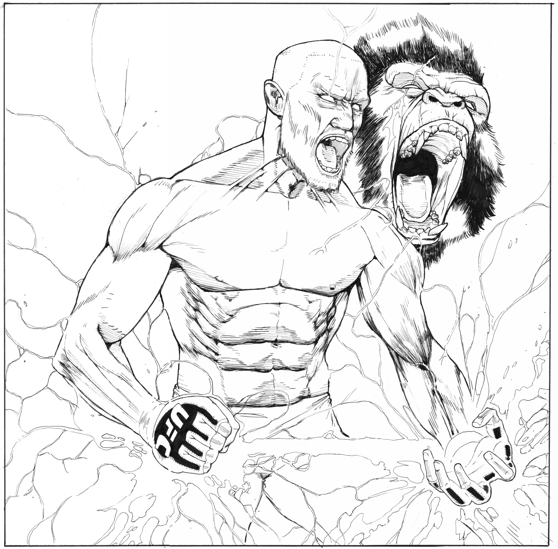 ufc coloring pages