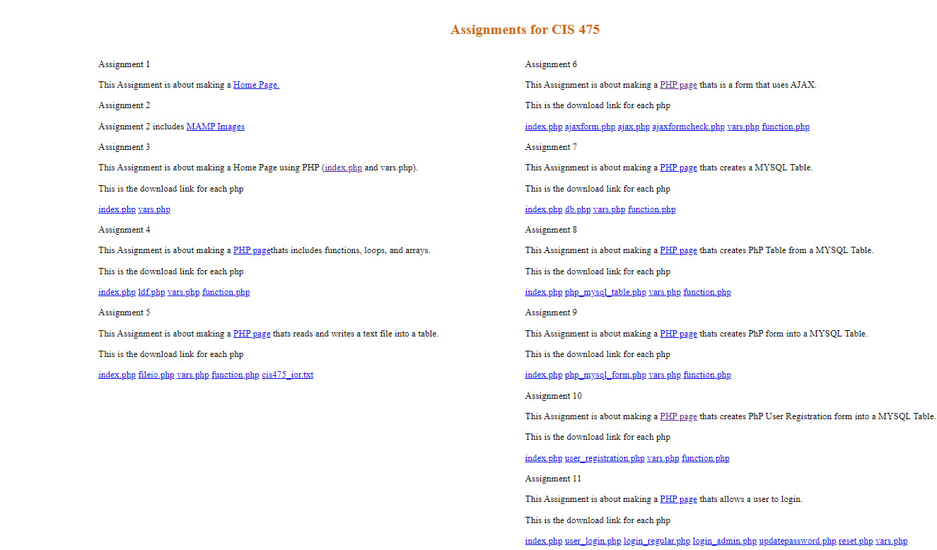 Eddie Mas - Eddie Mas Buffalo State College CIS 475 Website