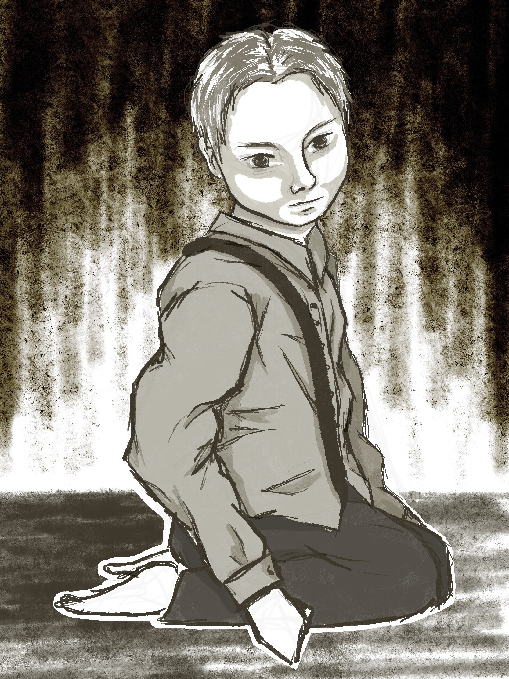 ArtStation - A silent boy