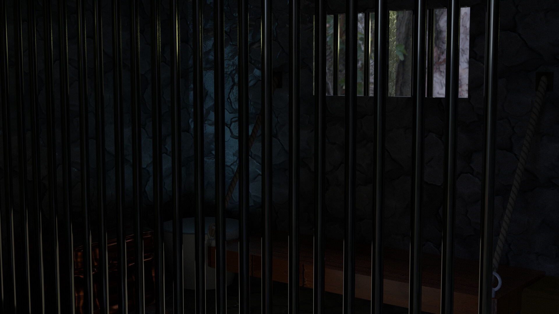 ArtStation - Prison Cell Scene