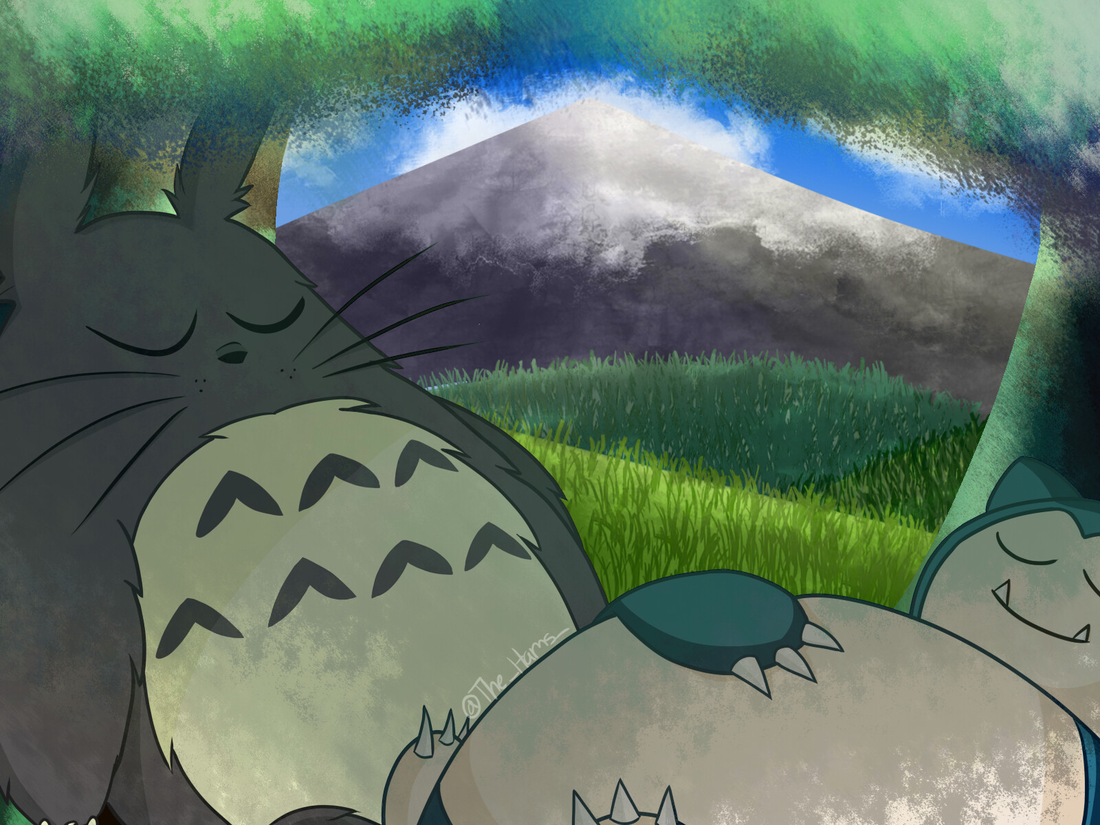 Snorlax Totoro Wallpaper