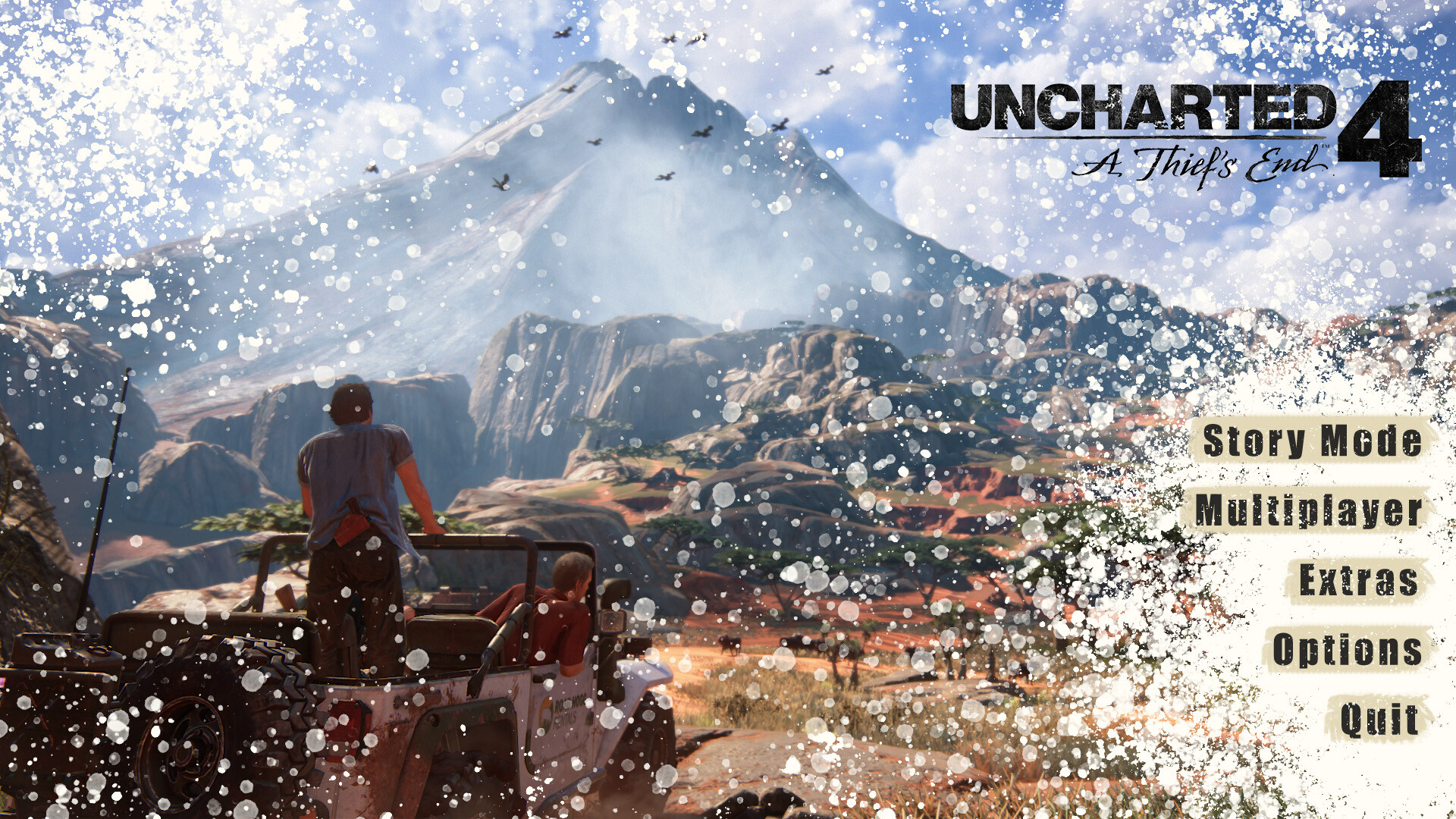 Mohin Hegde - The Uncharted 4 - Menu UI Design