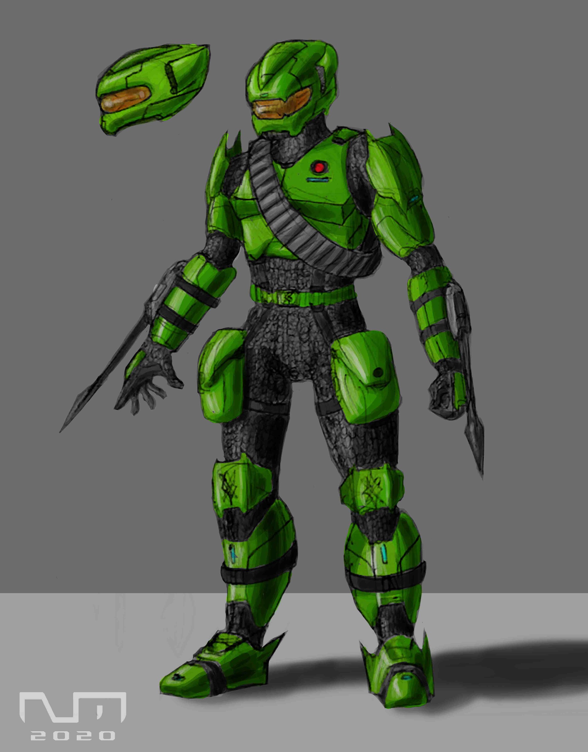 Shinano Miyazawa - Hybrid/Universe Cross Over Concept Art