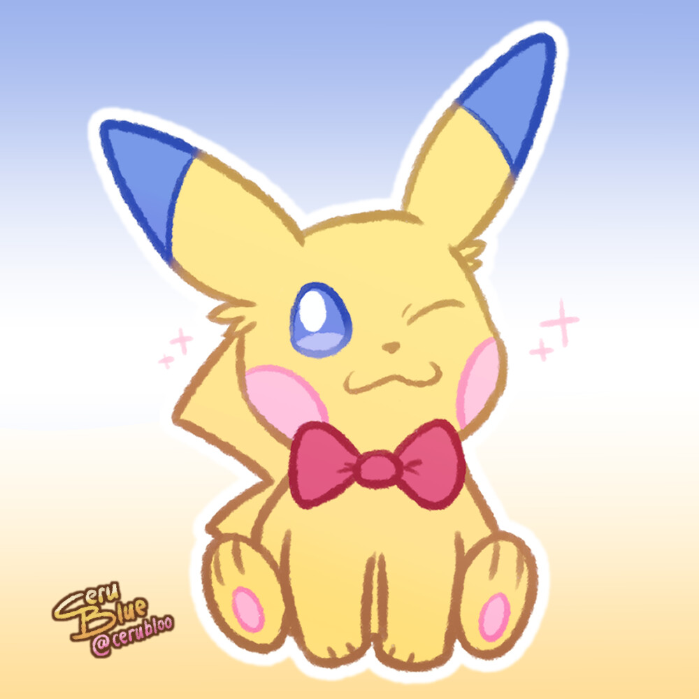 cerubloo - Snazzy Pikachu :0