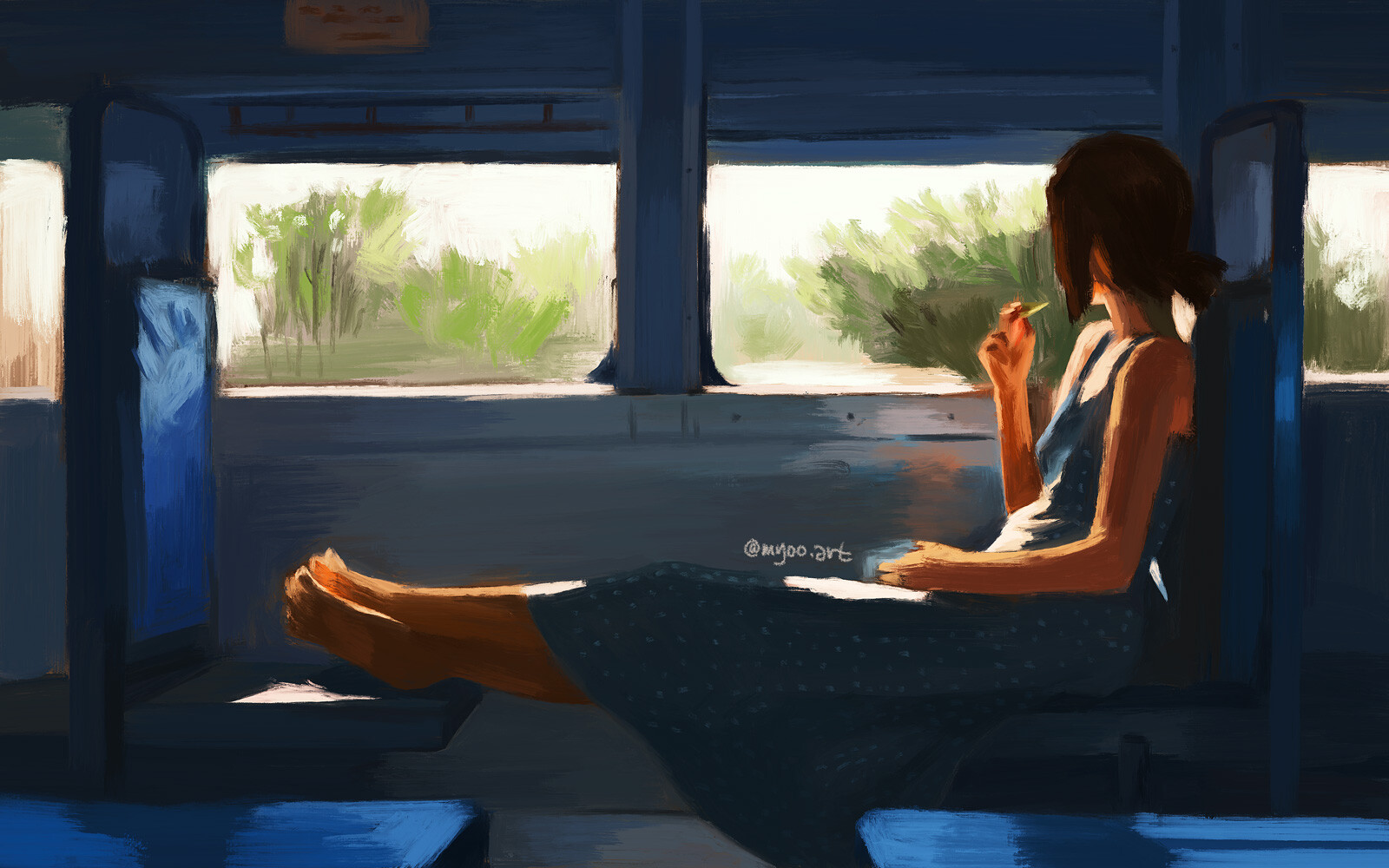 ArtStation - Train trip