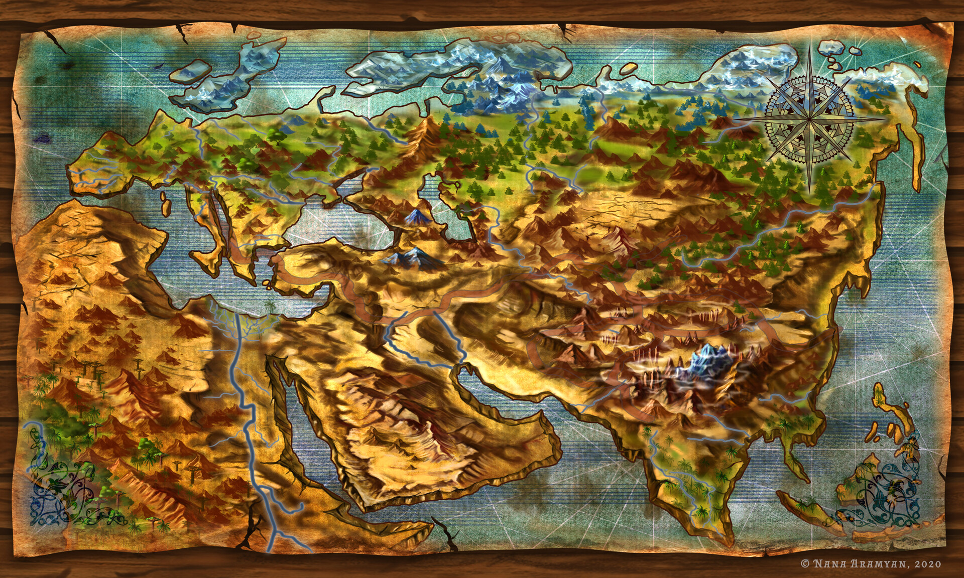 ArtStation - Fantasy Map