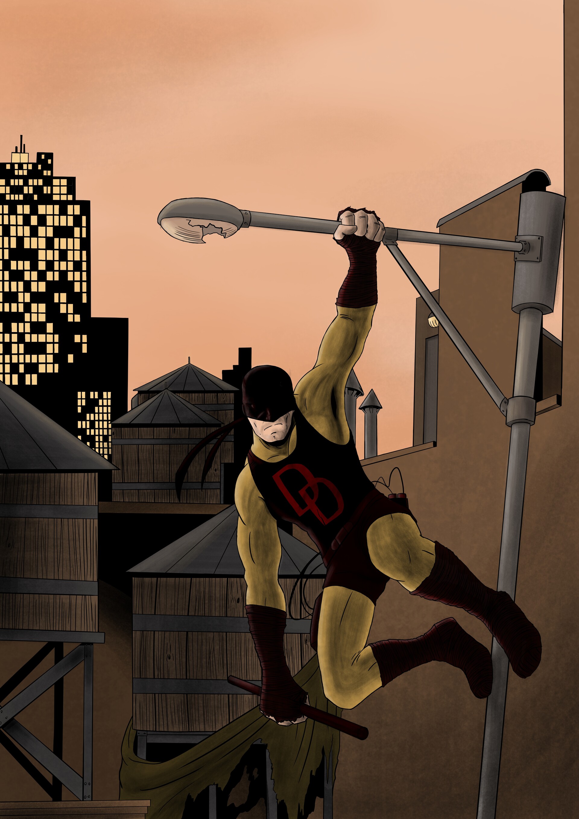ArtStation - Daredevil Year One