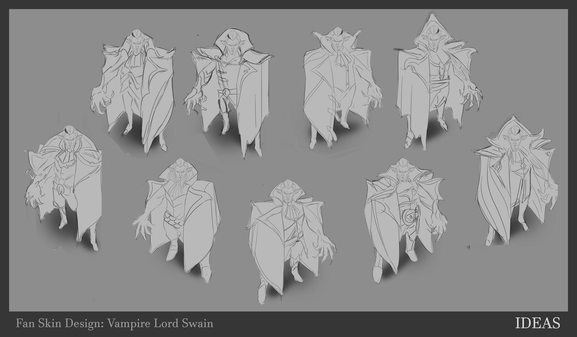 Adrian Dziduch - Vampire Lord Swain - League fan skin