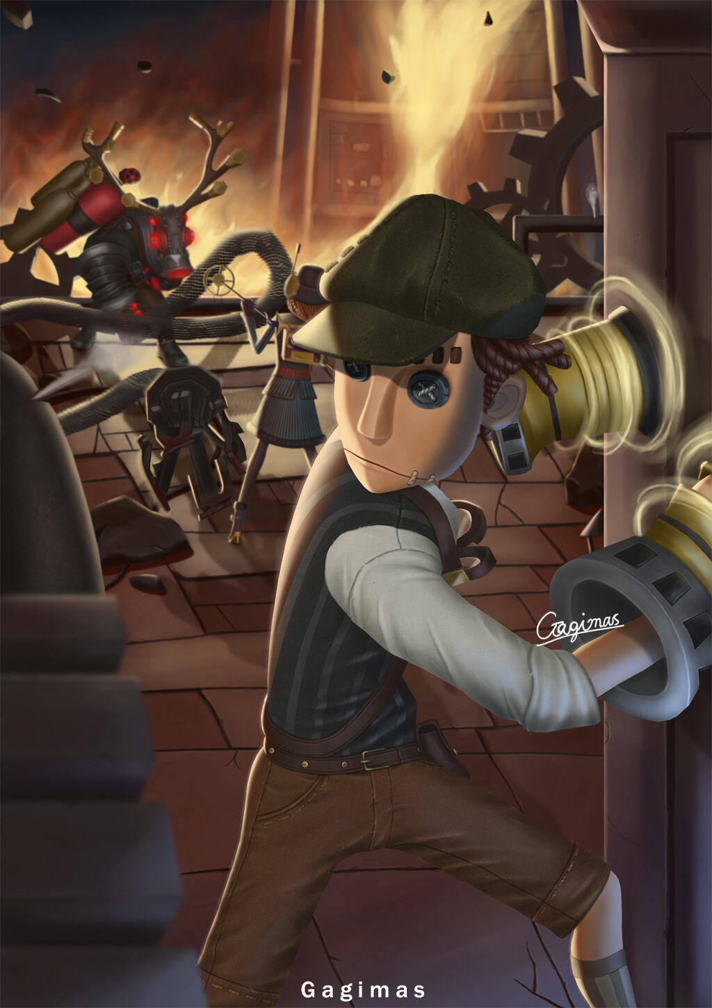 ArtStation - 弹簧手 Spring Hand