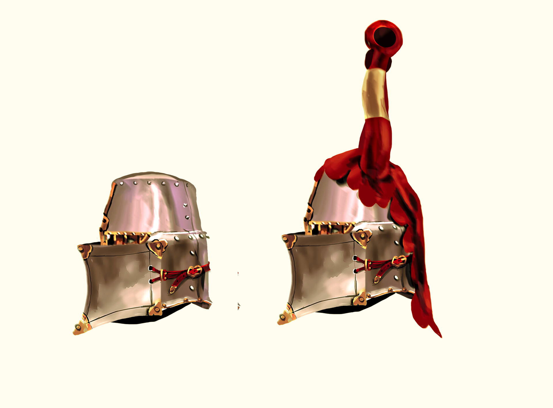 ArtStation - Great Helmet with reinforce