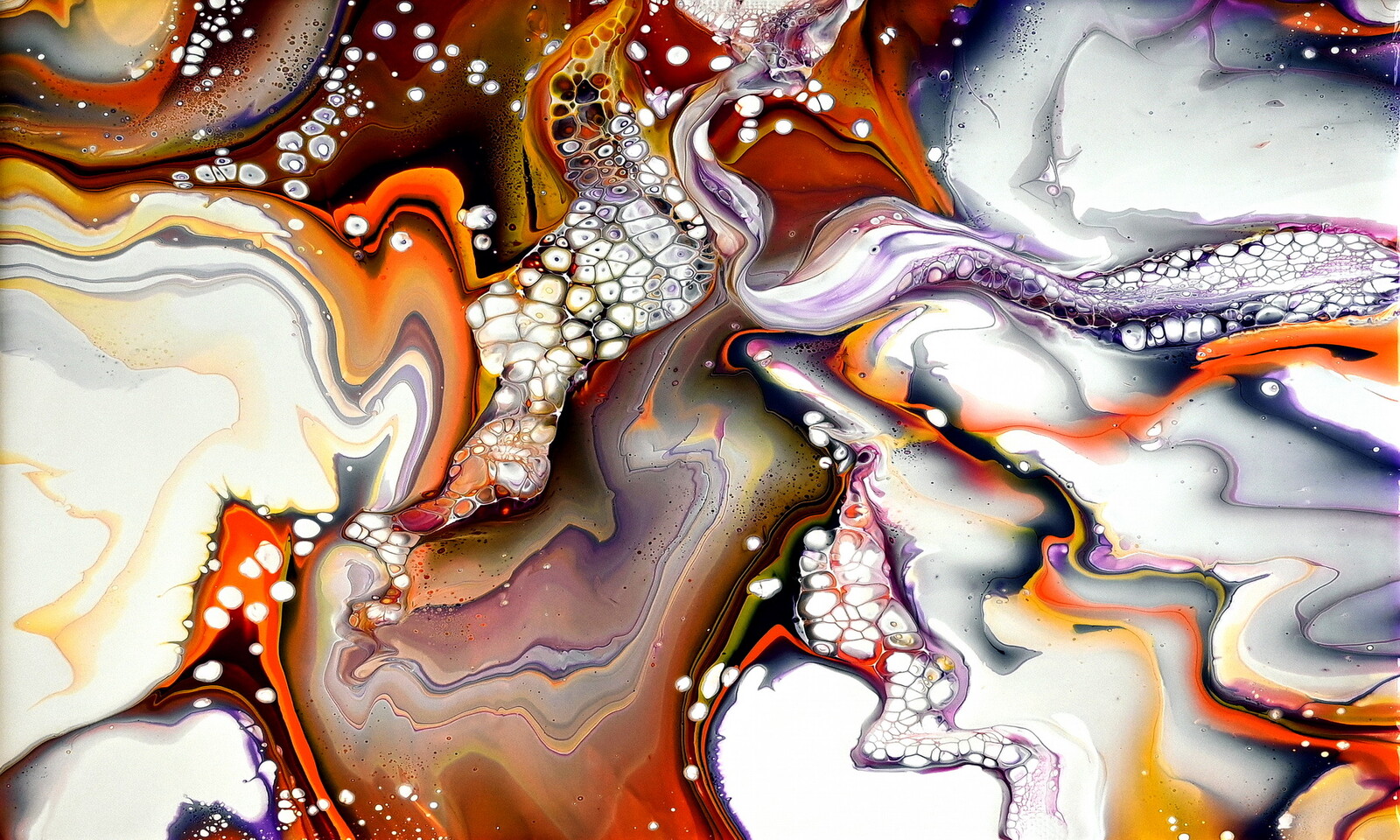 Fiona Art - Fluidity ~ Abstract acrylic pour painting ~ Playing with ...