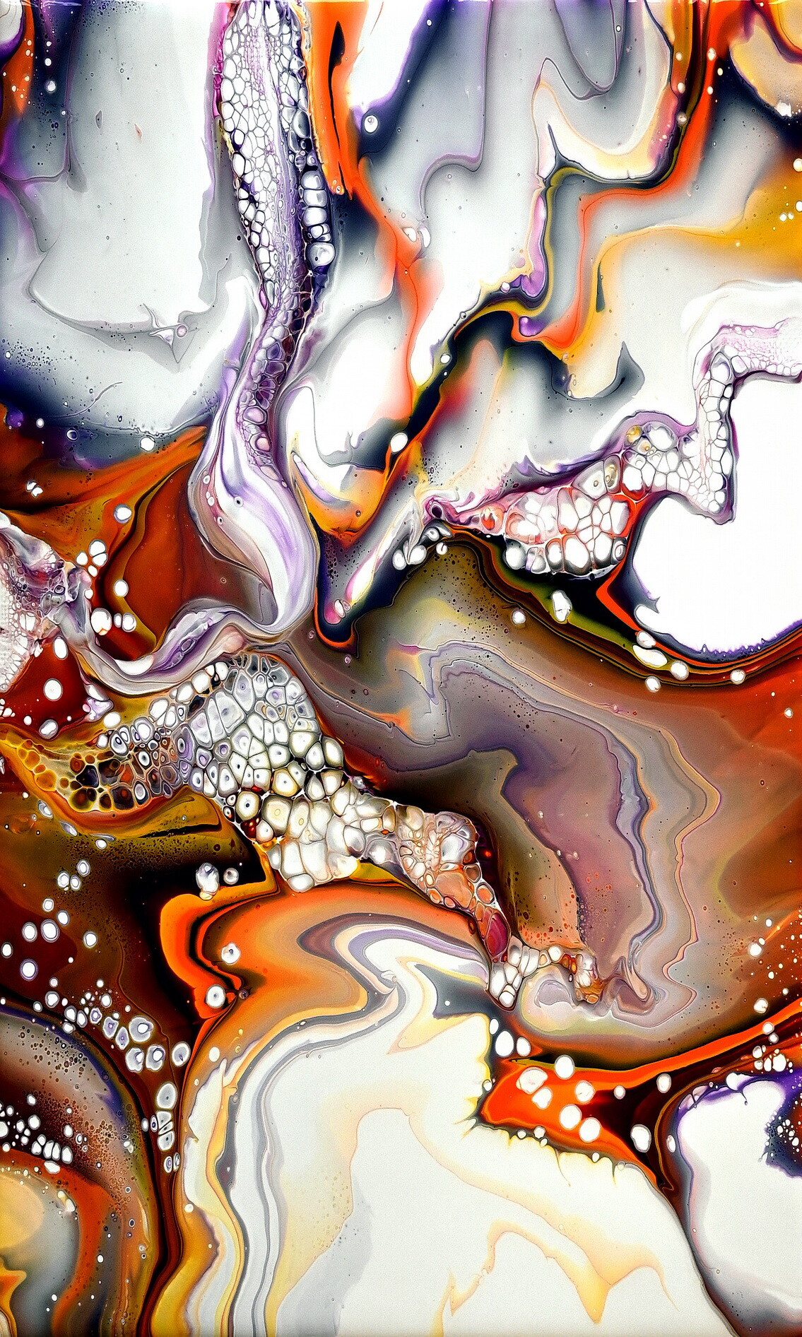 Fiona Art - Fluidity ~ Abstract acrylic pour painting ~ Playing with ...