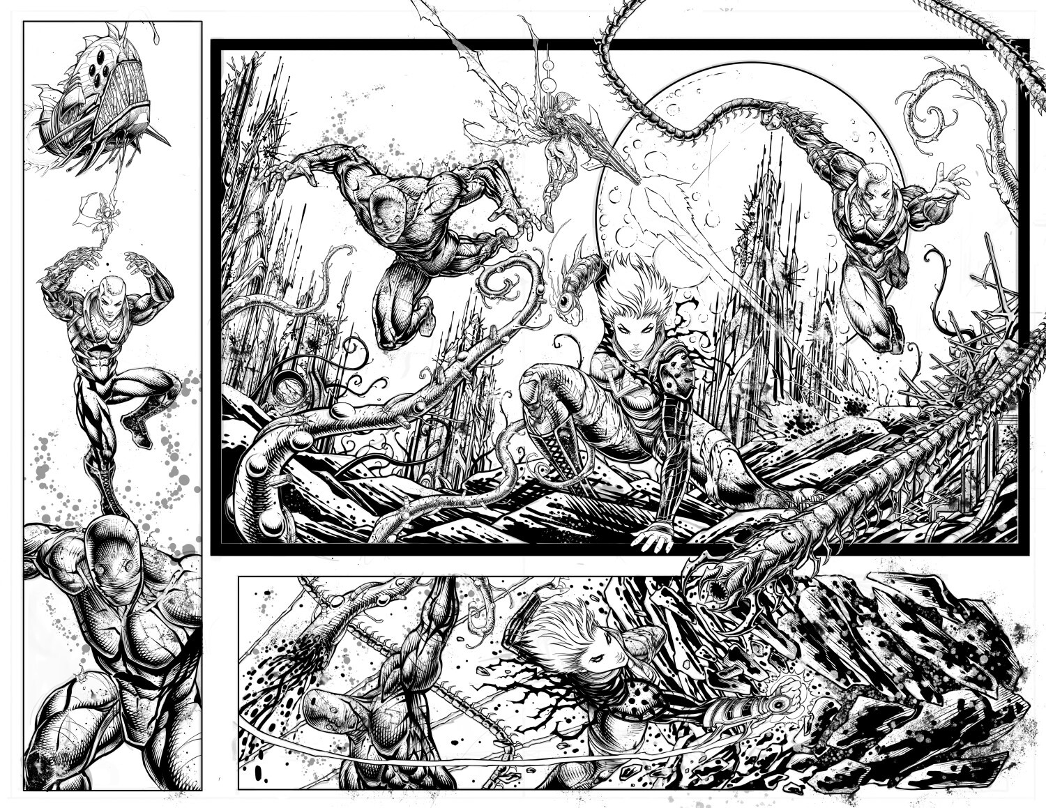 ArtStation - Pages from issue zero