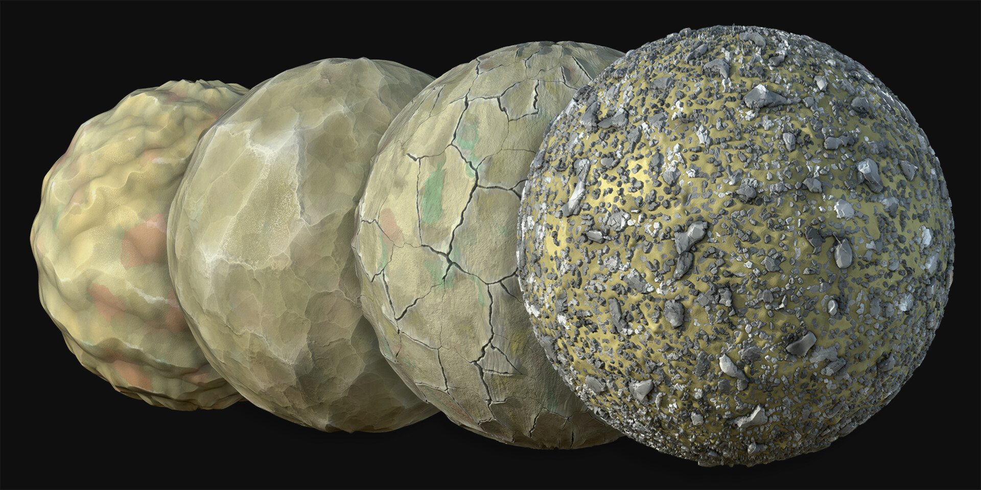 ArtStation - Project Sandstorm Material Collection