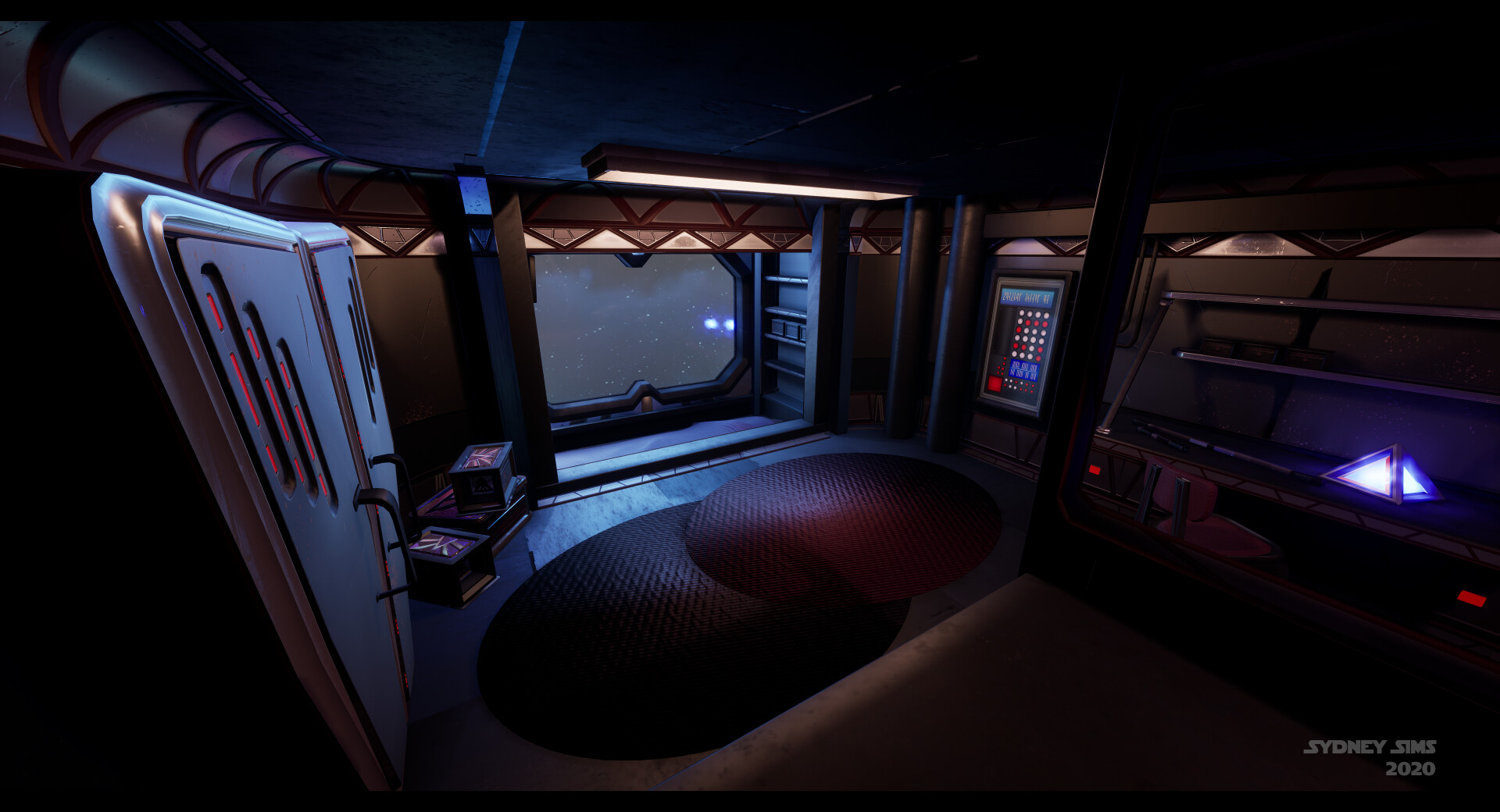 Sydney Sims - Star Wars Environment: Sith Quarters