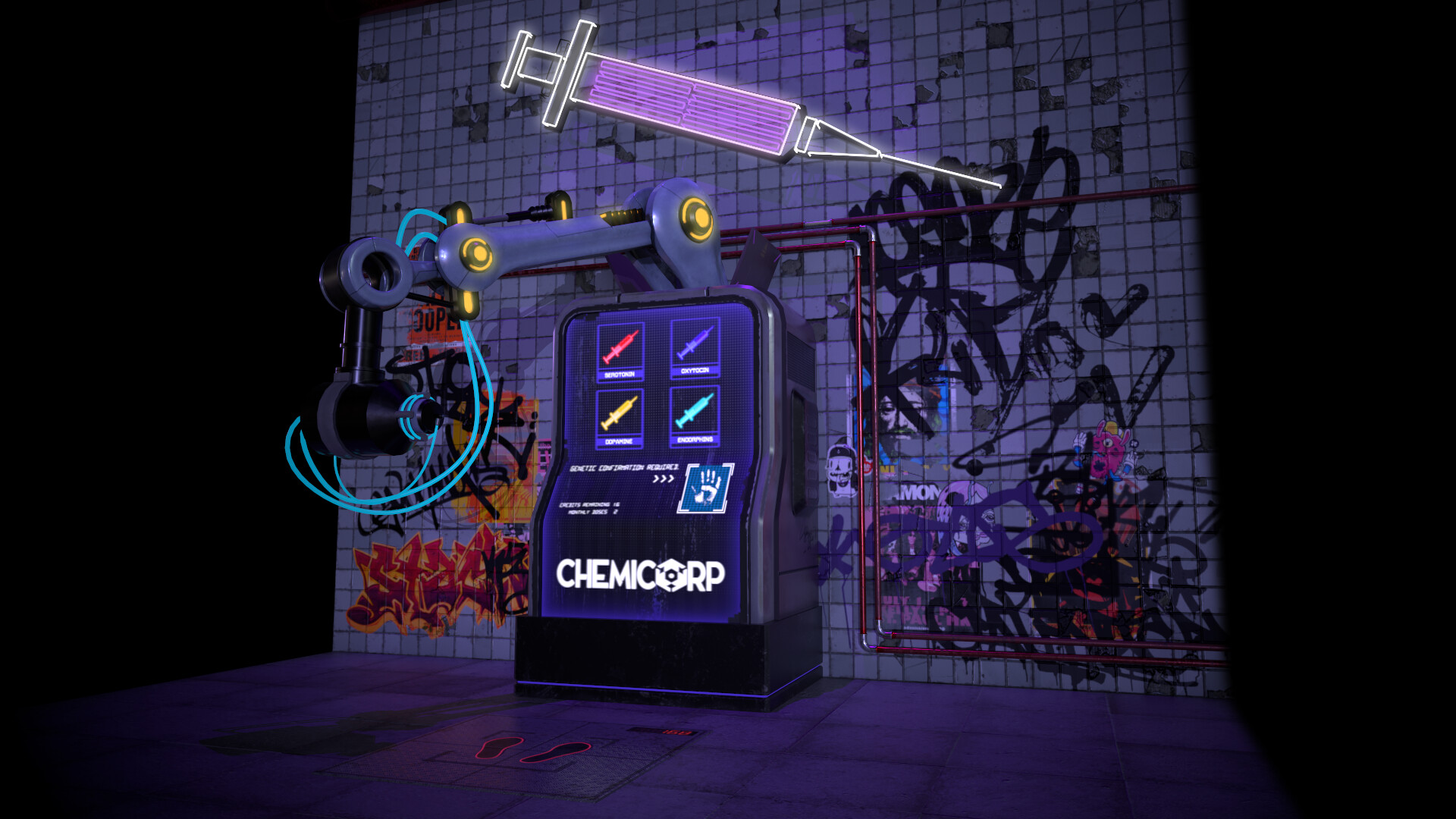 Discover - Cyberpunk Vending Machine