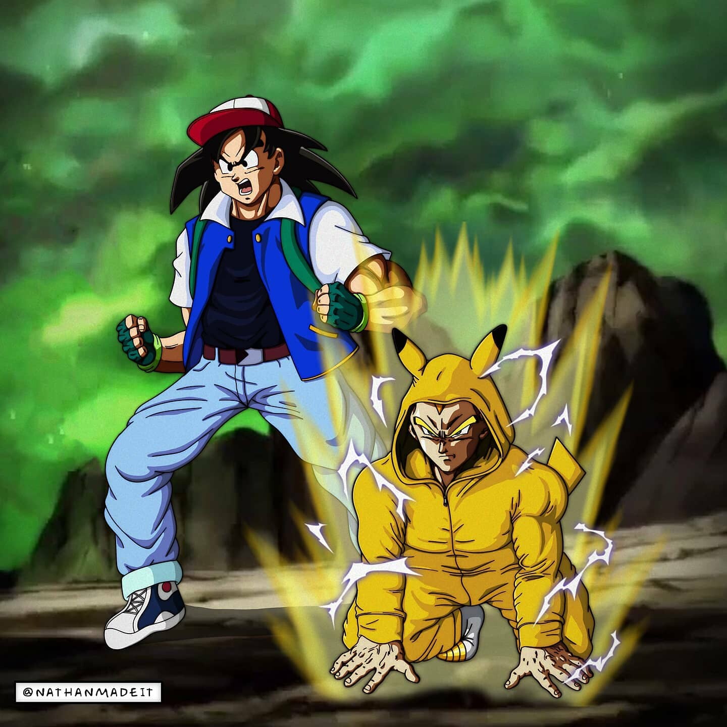 Goku Vs Pokemon