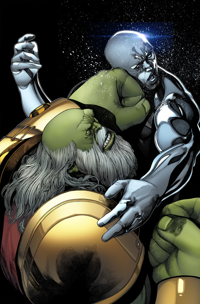 Hulk Vs Silver Surfer