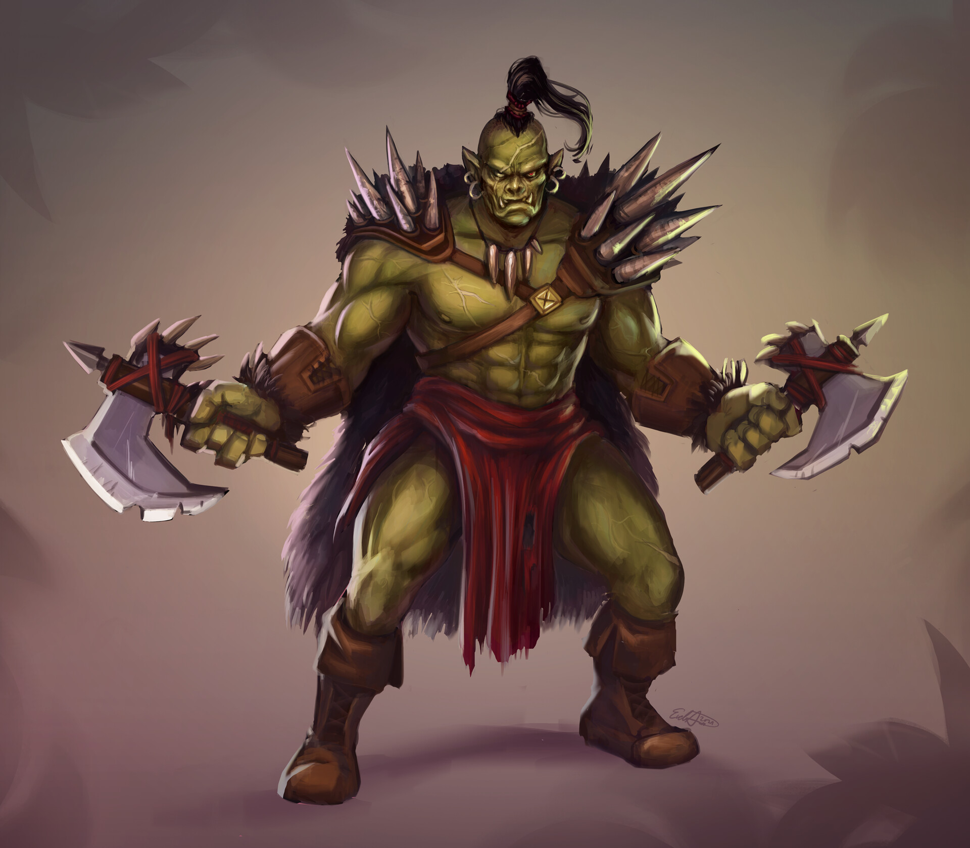 ArtStation - Orc Chieftain