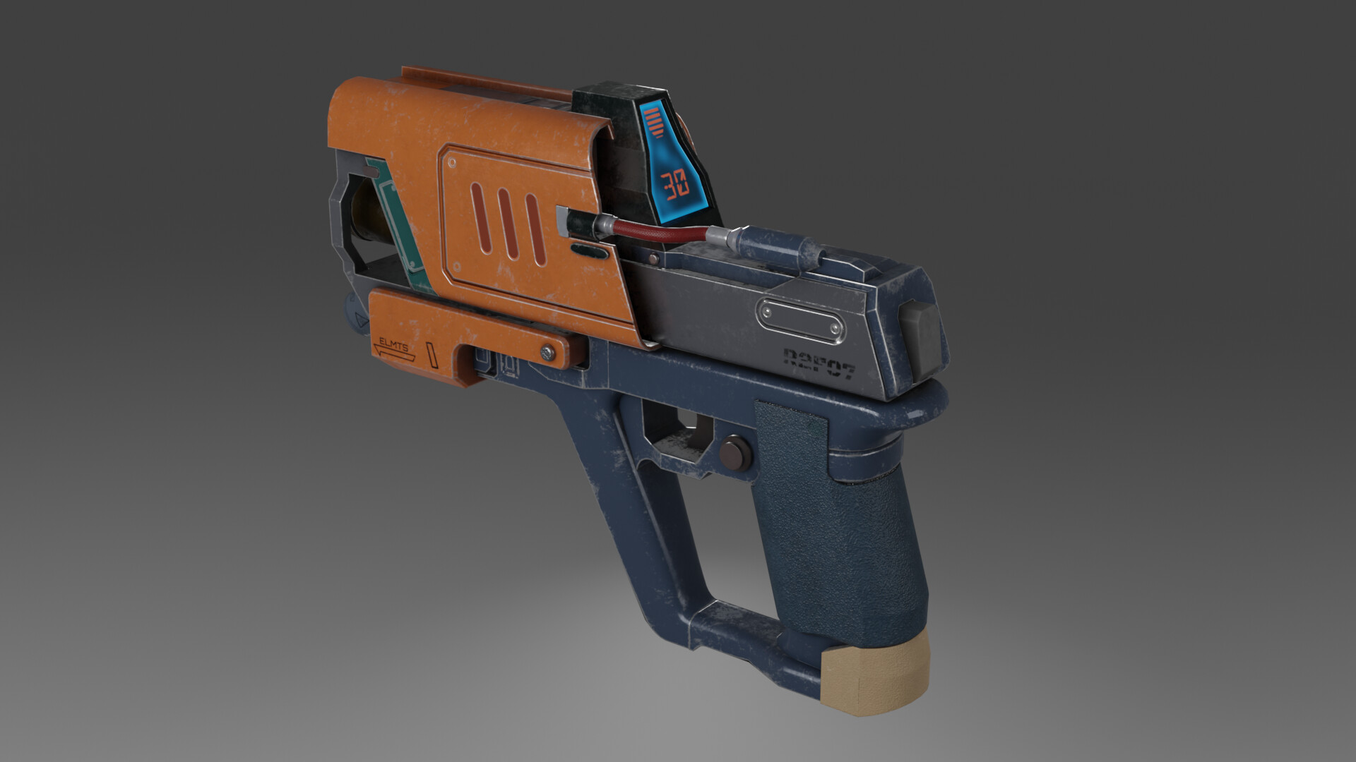 ArtStation - Sci-fi pistol
