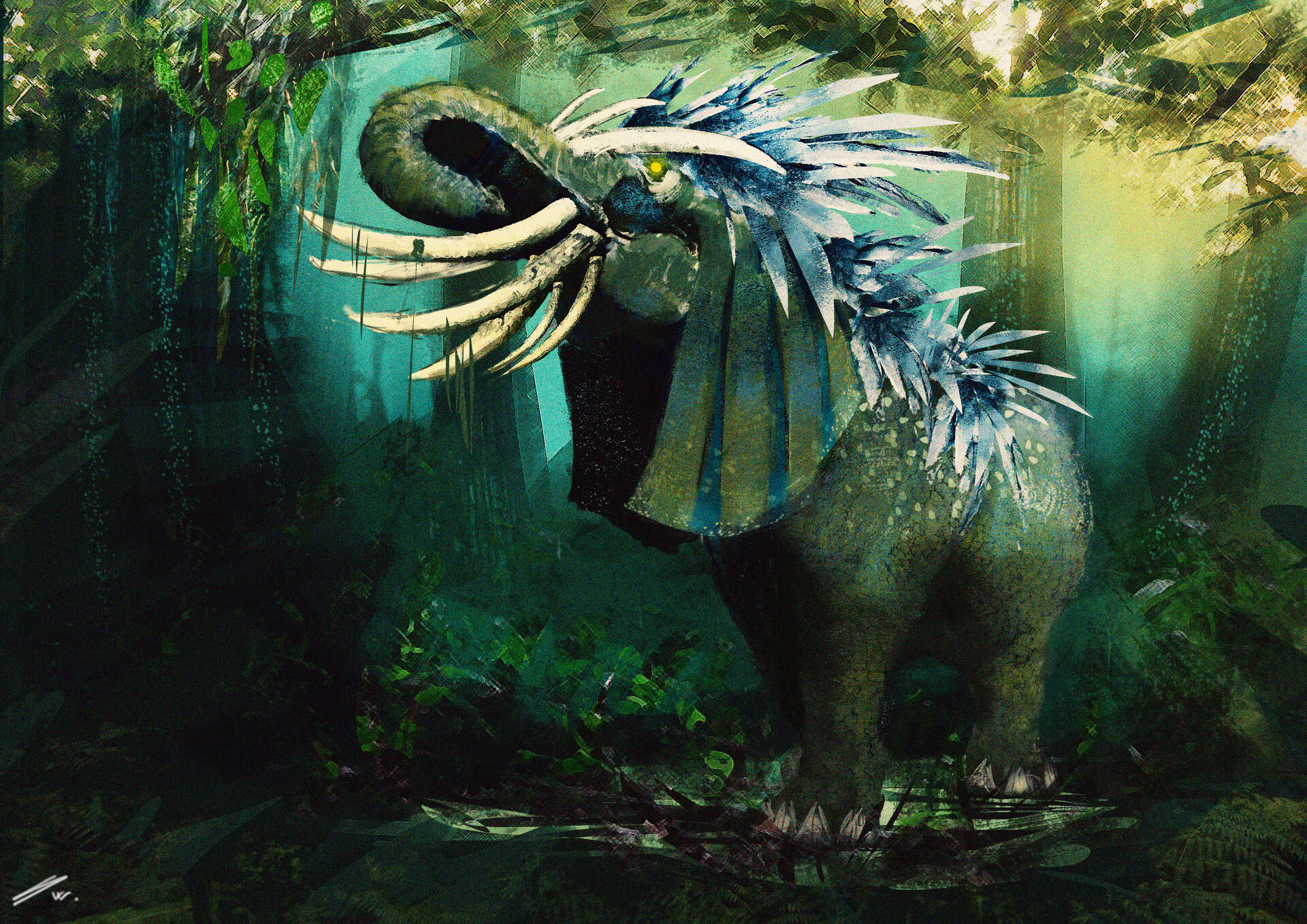 ArtStation - Elephant evolved