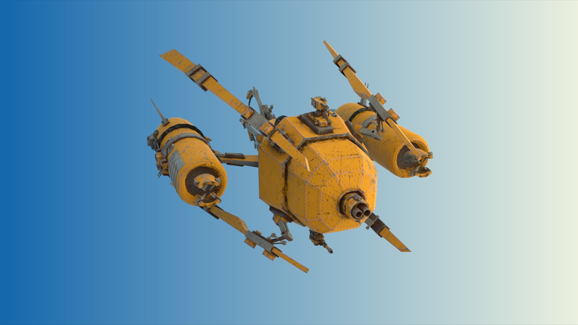 ArtStation - Deep-Space fighter probe